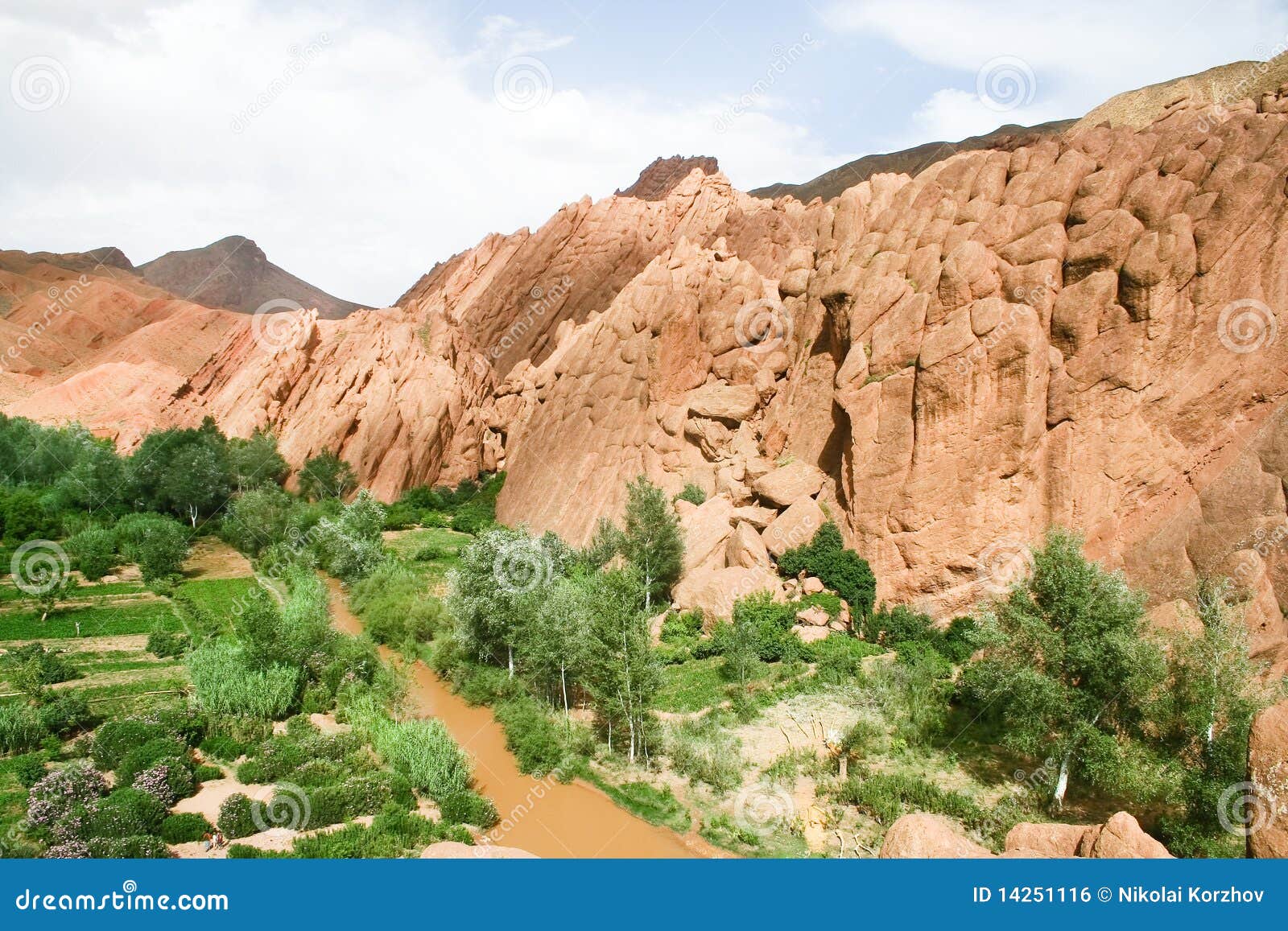 Moroccan landscape stock photo. Image of touristic, distance - 14251116