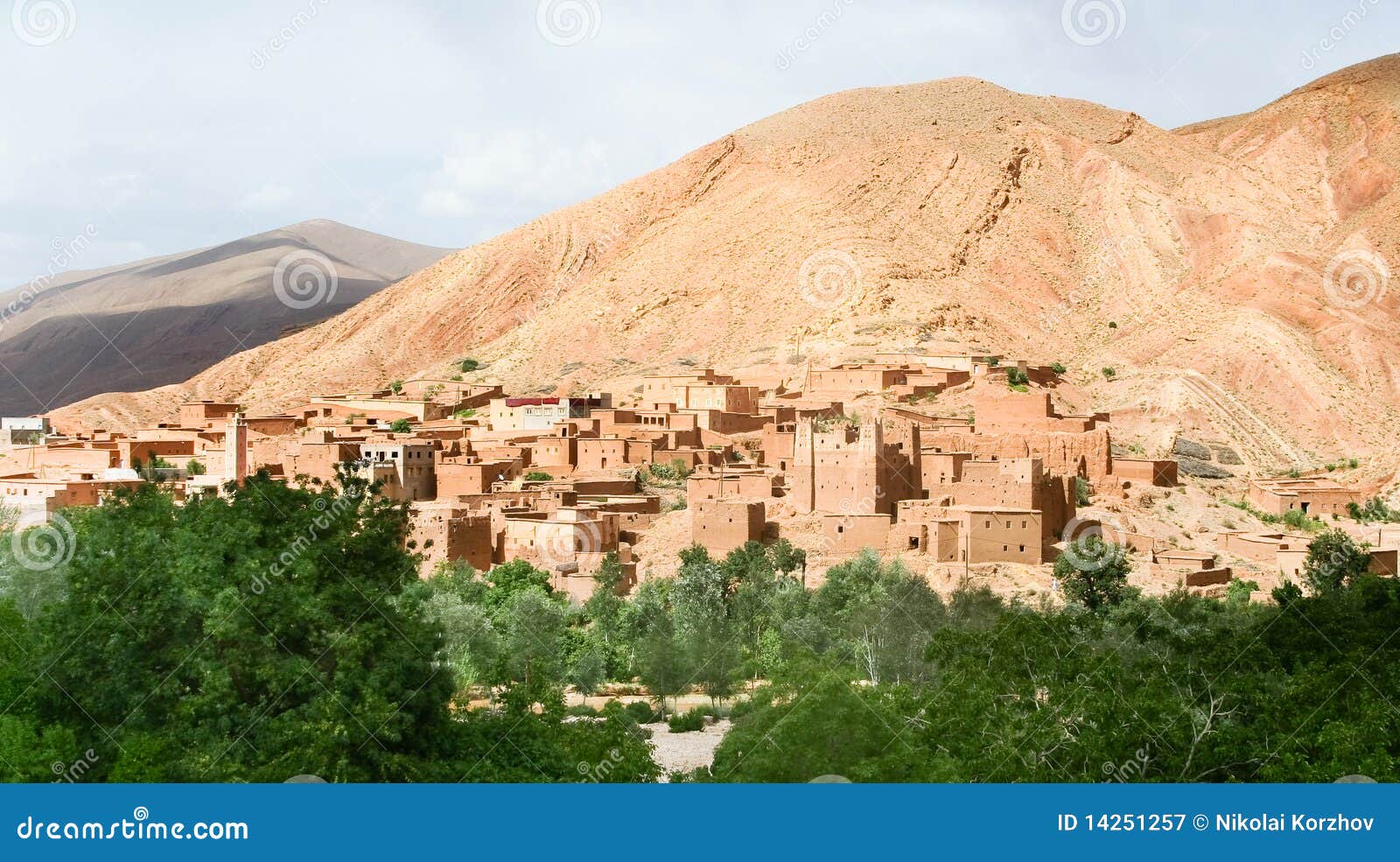 Moroccan landscape stock image. Image of city, africa - 14251257
