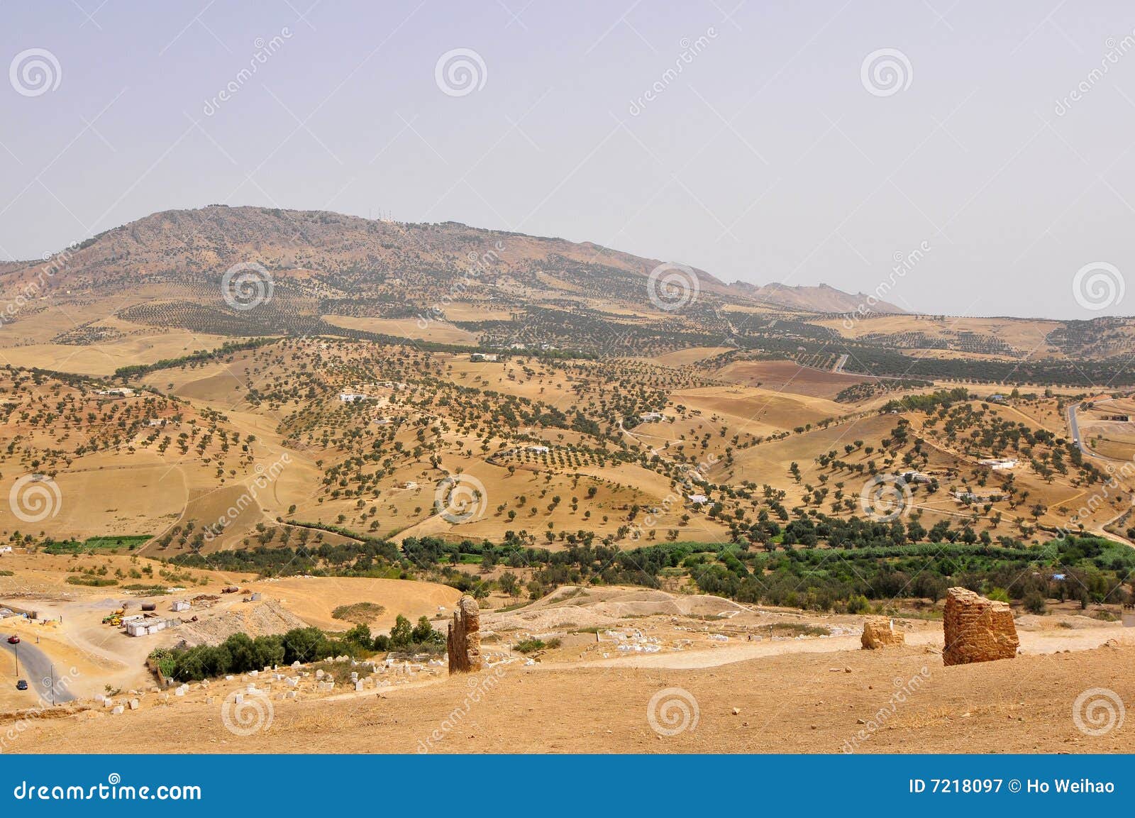 Moroccan Landscape stock image. Image of gravel, camel - 7218097