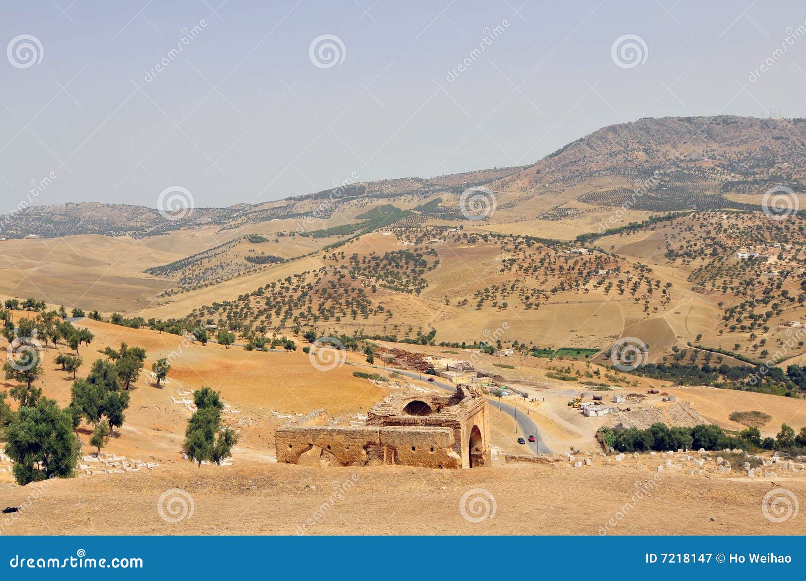 Moroccan Landscape stock image. Image of gravel, heat - 7218147
