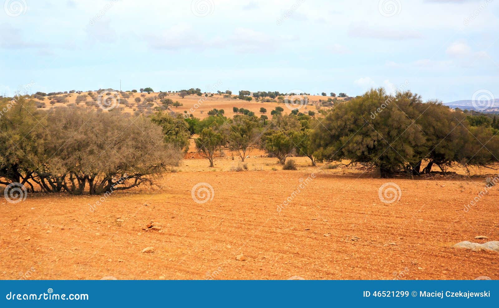 Moroccan landscape stock image. Image of nature, plains - 46521299