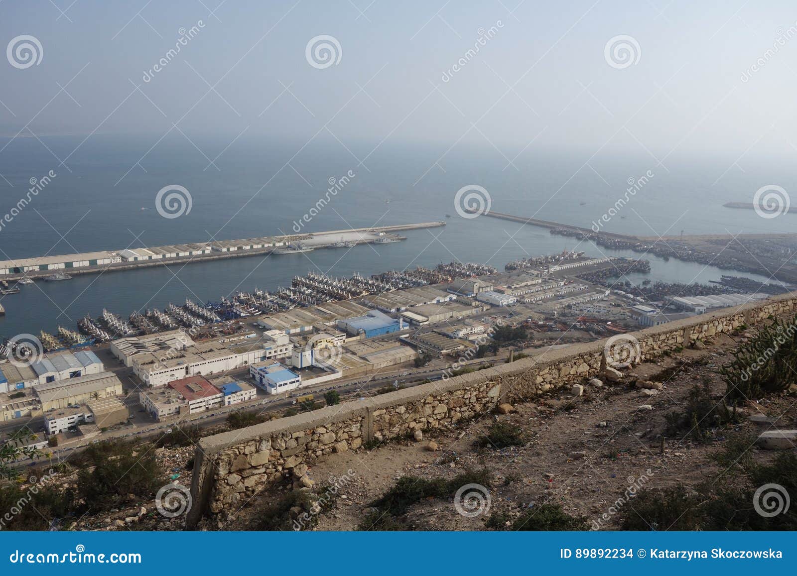 Moroccan Landscape. Ocean View. View Point in Agadir Stock Photo ...