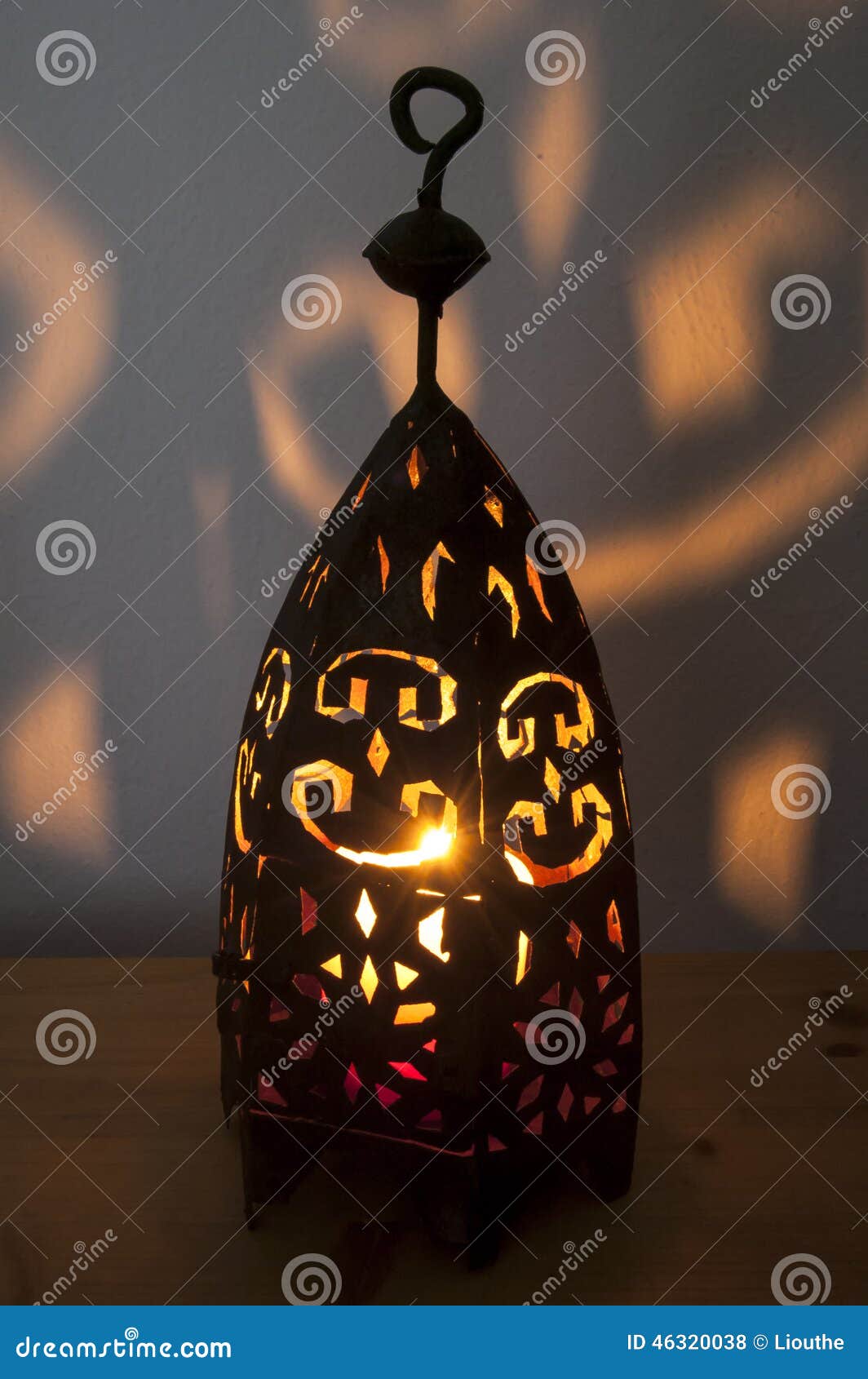 Lantern light in night stock photo. Image of flame, shadows - 46320038