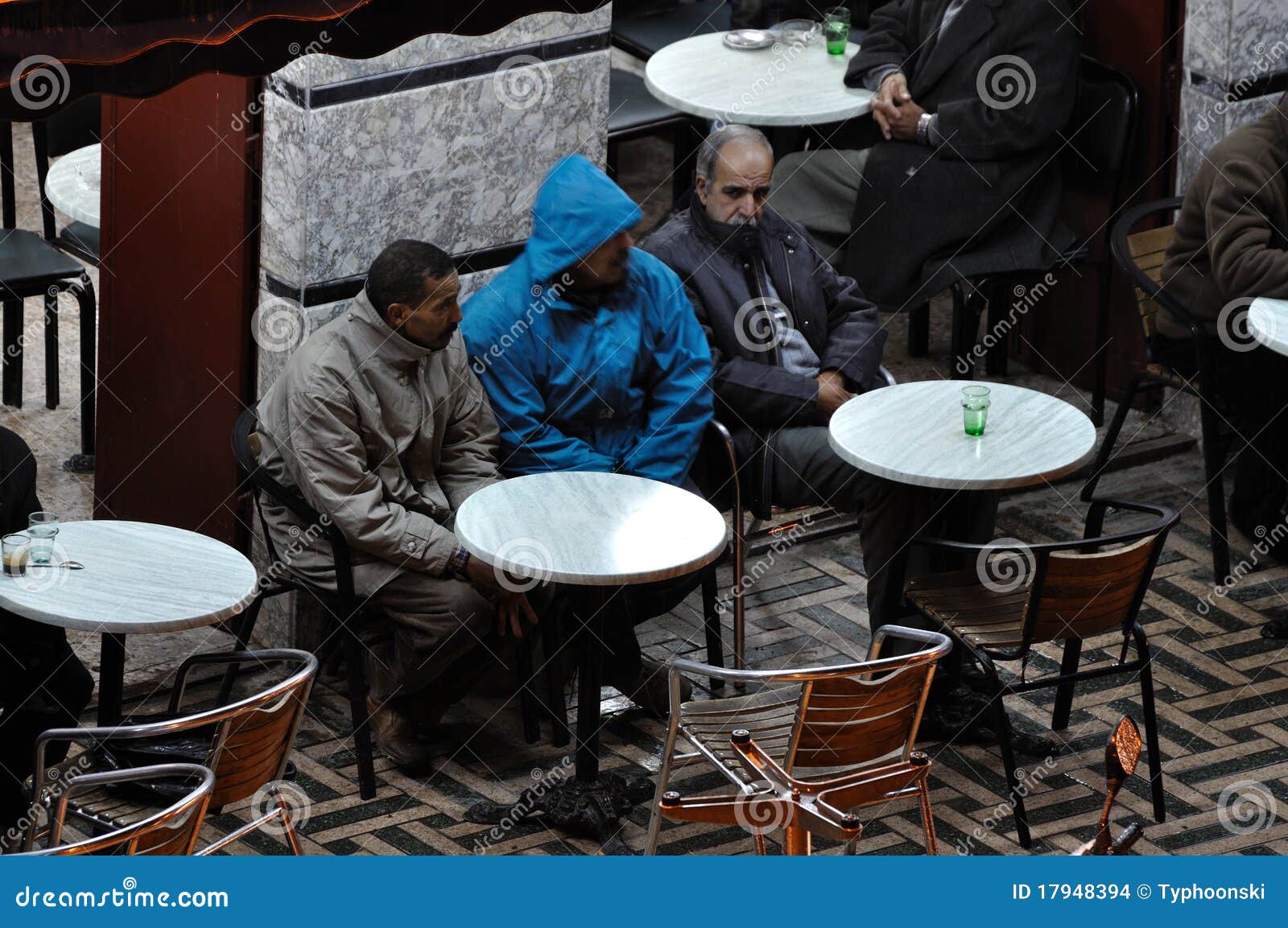Moroccan Men in Cafe, Marrakech Editorial Stock Image - Image of ...