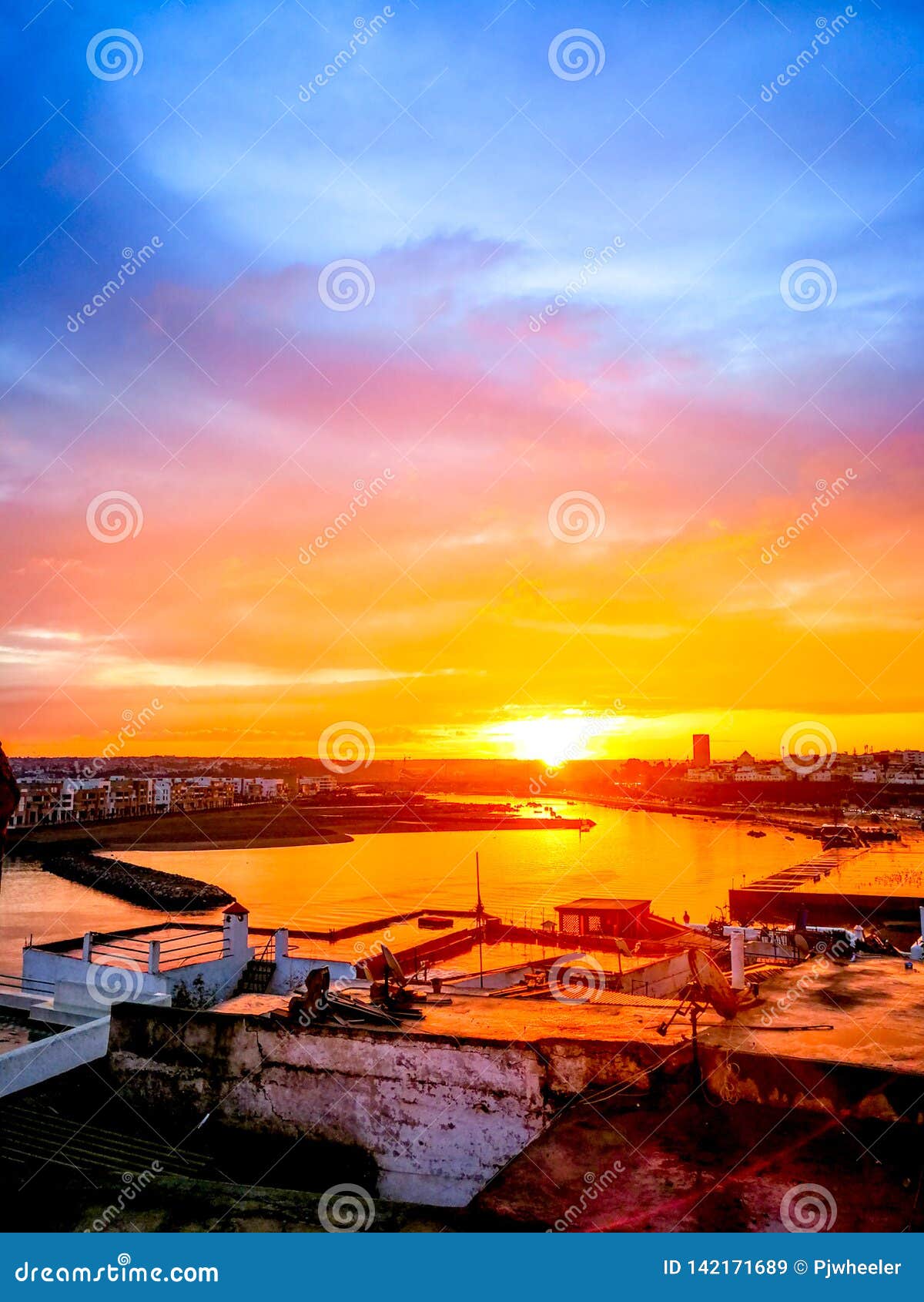 Sunrise Rabat Morocco, Vertical Stock Image - Image of sunrise ...