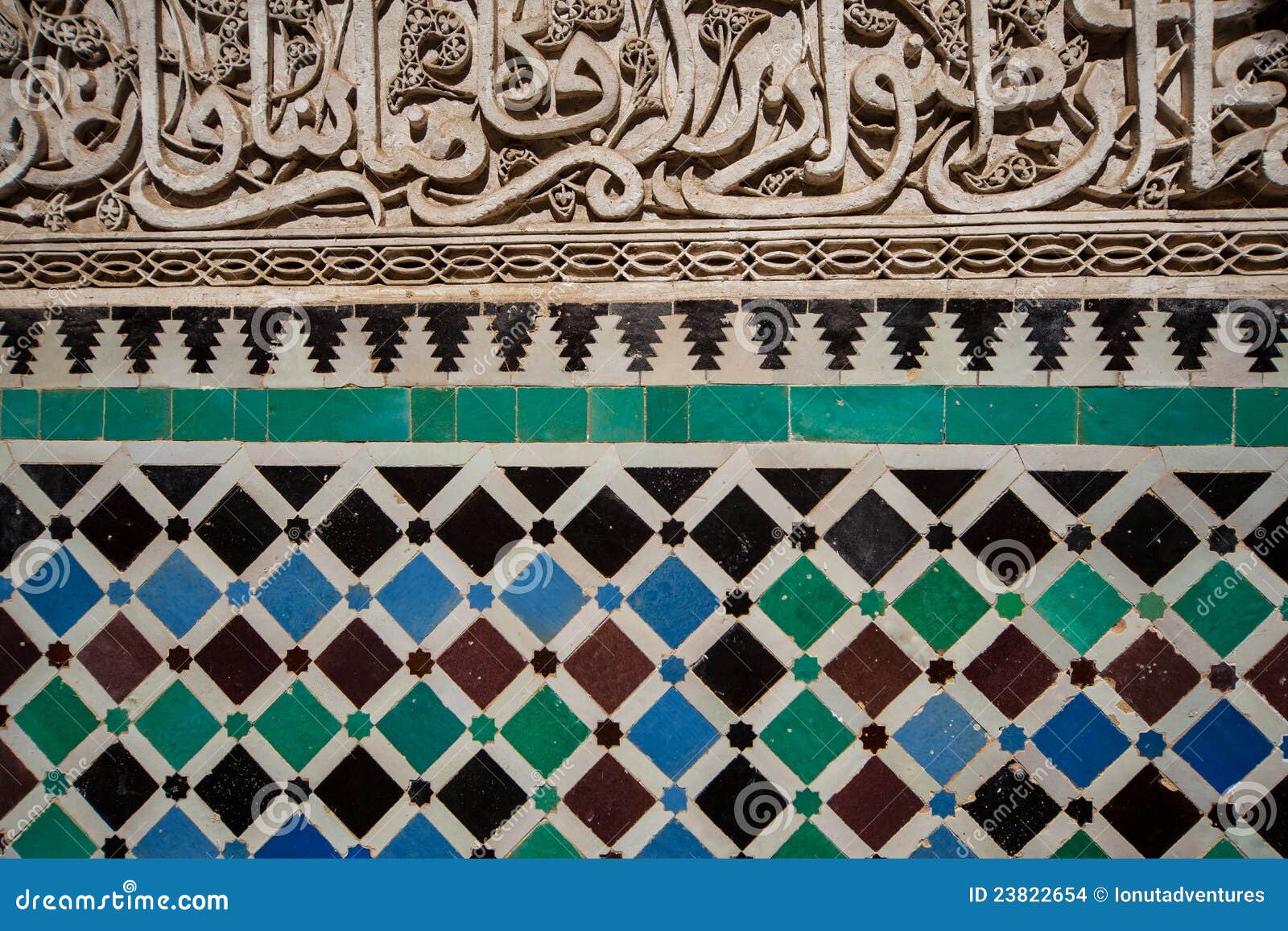 Moroccan mosaic (3) stock photo. Image of mosaic, africa - 23822654