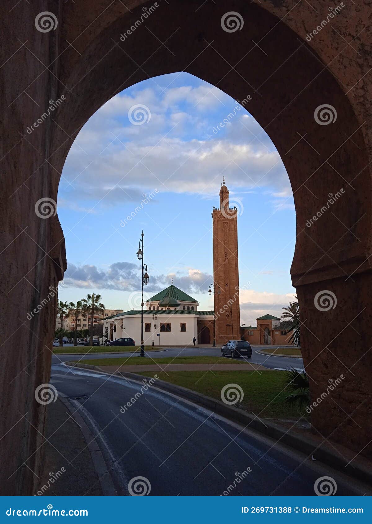 Moroccan Mosque in Medina in Rabat Stock Photo - Image of rabat ...