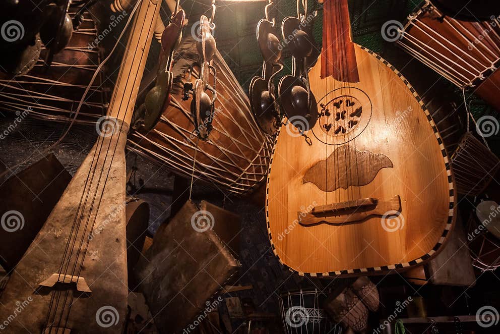 Moroccan Musical Instruments Stock Image - Image of essaouira ...