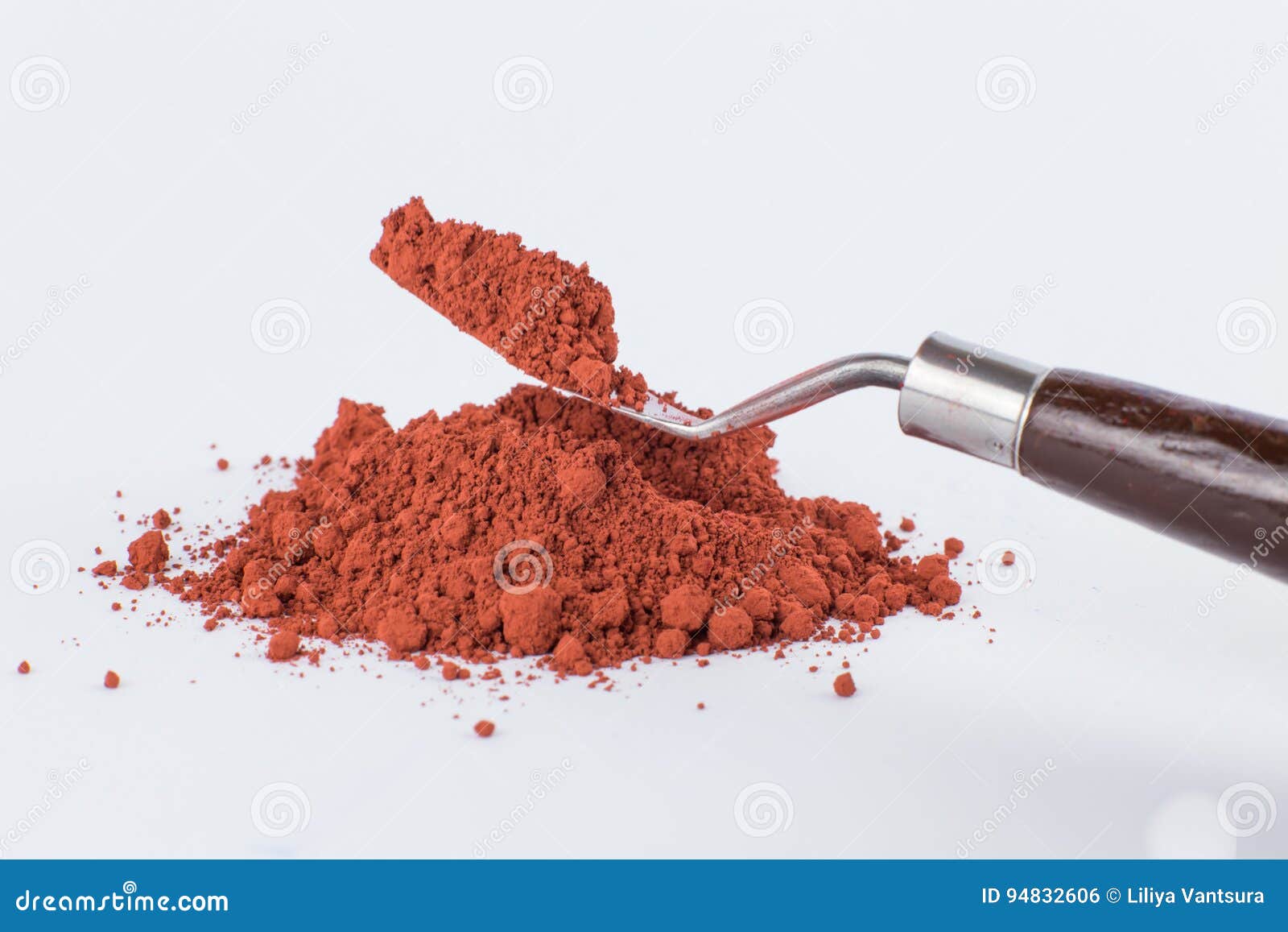 Moroccan Ochre Pigment on a White Background Stock Photo - Image of ...