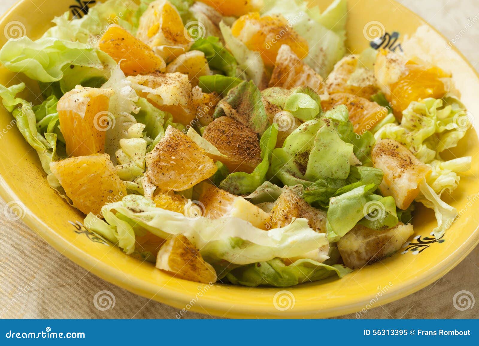 Moroccan orange salad stock image. Image of traditional - 56313395