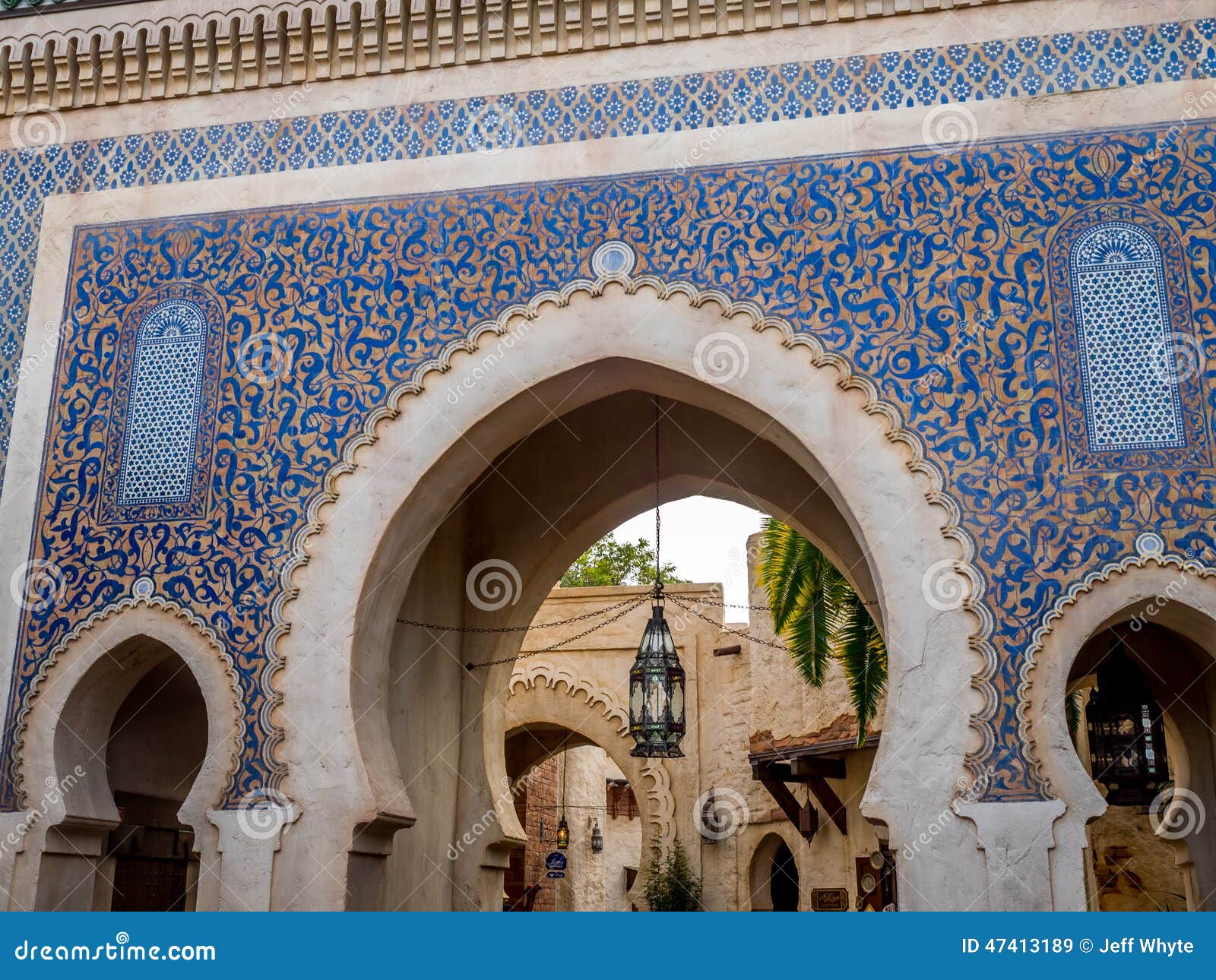 Moroccan Pavilion, World Showcase, Epcot Editorial Stock Image - Image ...