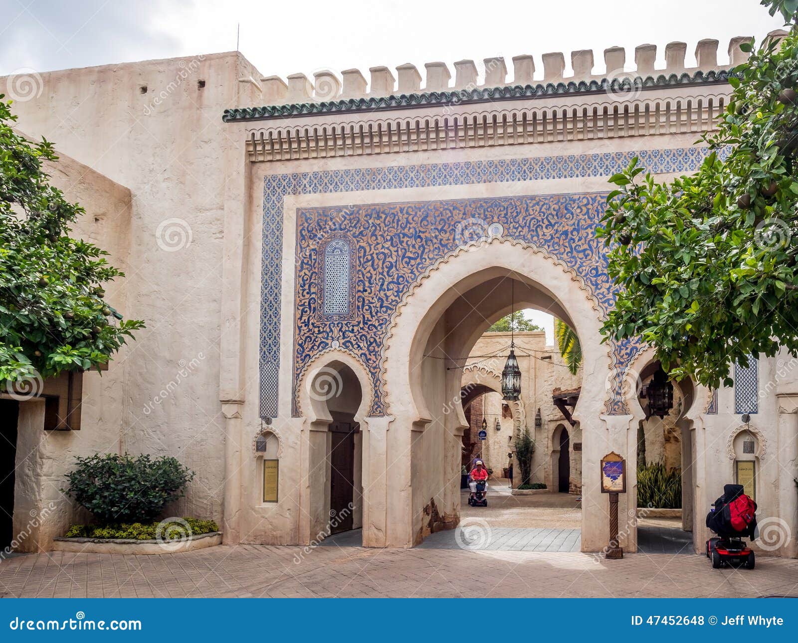 Moroccan Pavilion, World Showcase, Epcot Editorial Stock Photo - Image ...