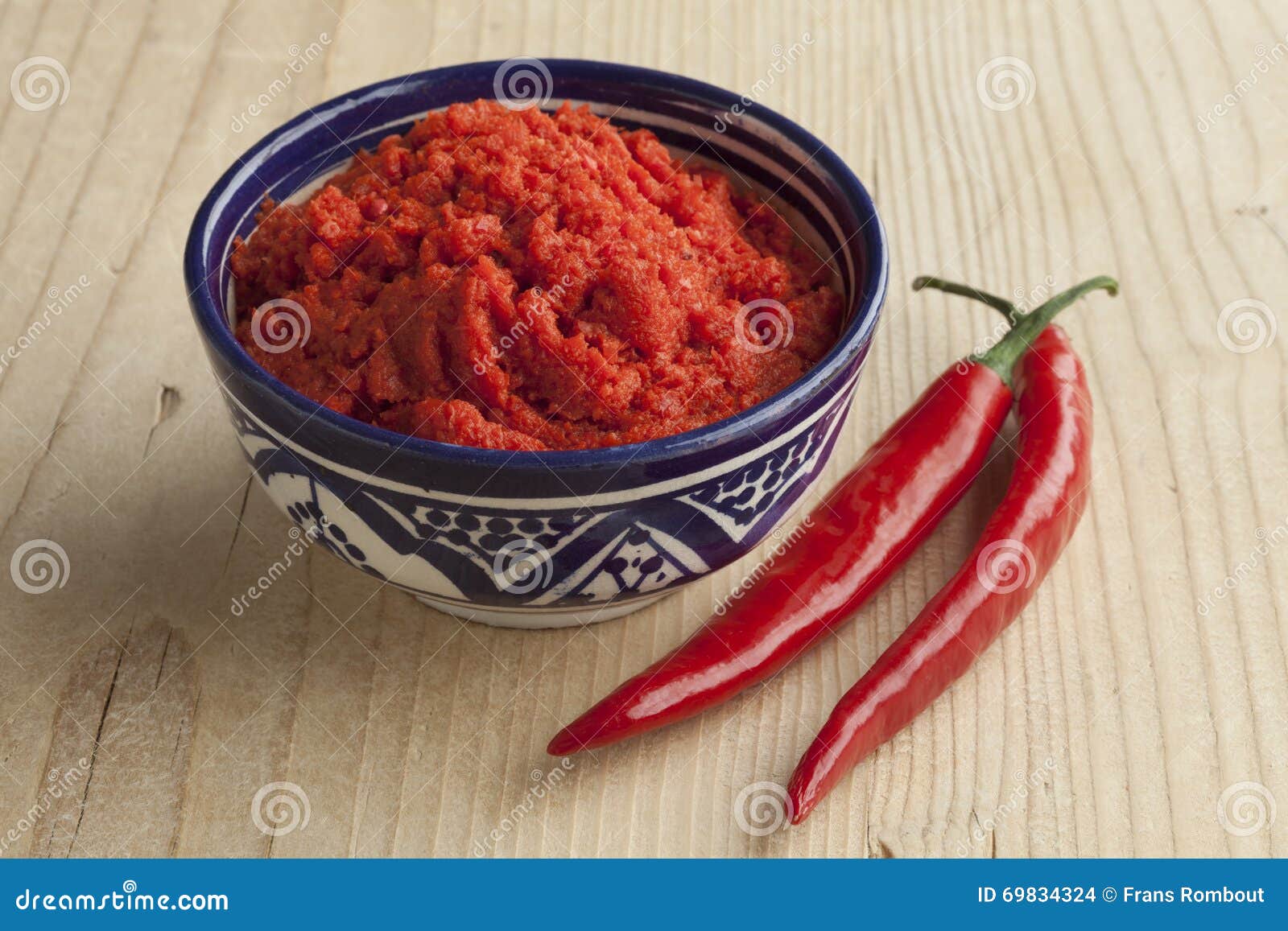 Moroccan red harissa stock photo. Image of food, ingredient - 69834324