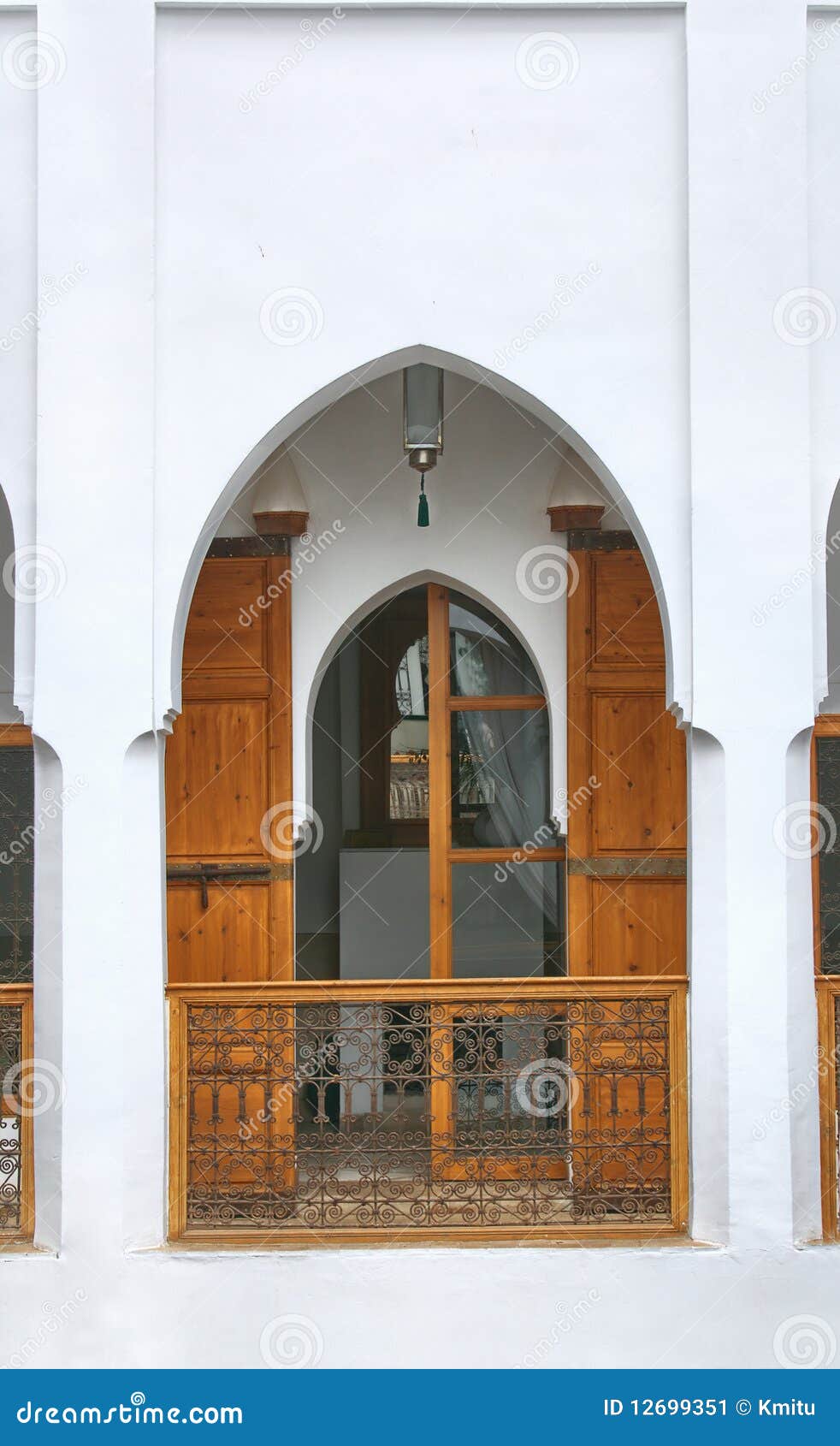 Moroccan Riad With Original Carved Table Legs, Arches And Fresh Flowers ...