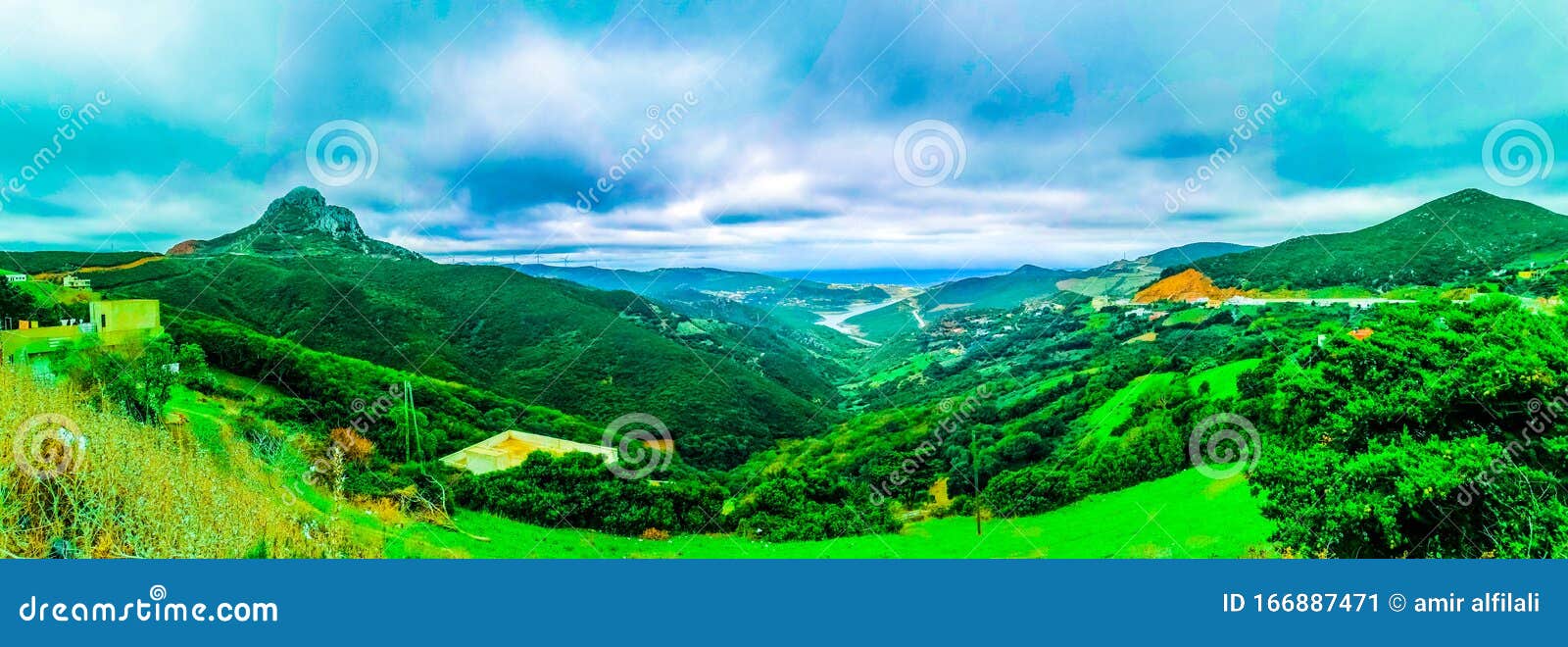 Moroccan Rif Beautiful View Stock Image - Image of moroccan, beautiful ...