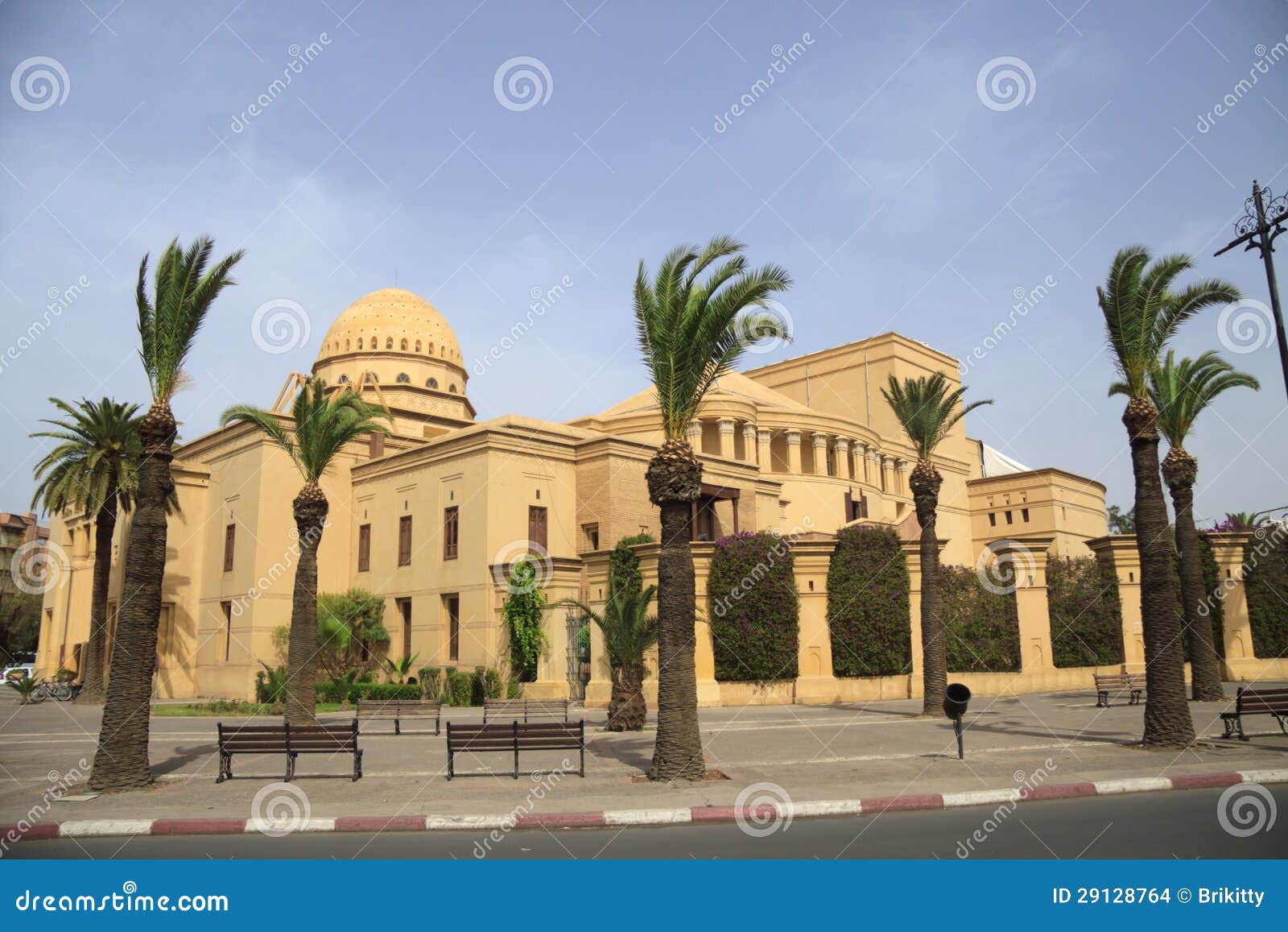 A Moroccan Royal Theatre (Marrakech) Stock Photo - Image of oriental ...