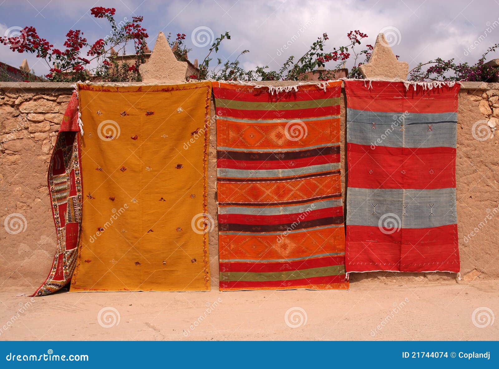 Moroccan rugs stock photo. Image of maghreb, craft, handicraft - 21744074