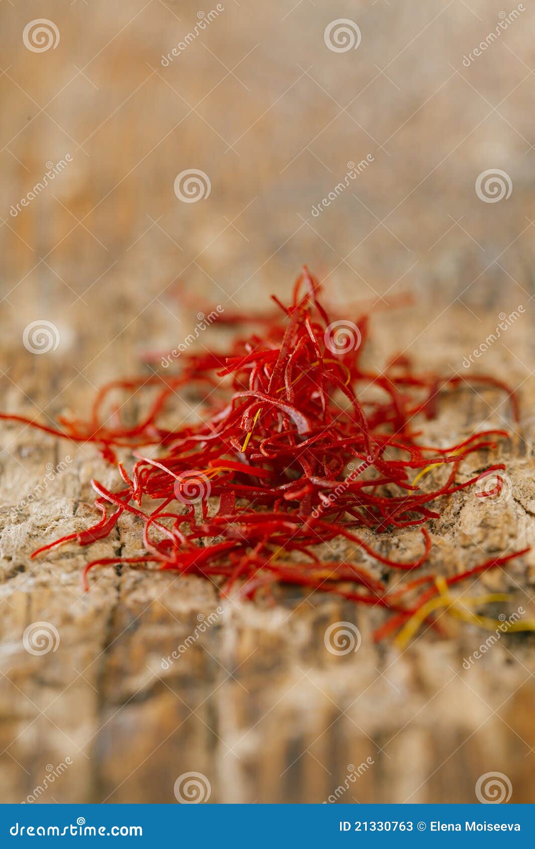 Moroccan Saffron Treads in Pile, on Wood Stock Image - Image of saffron ...