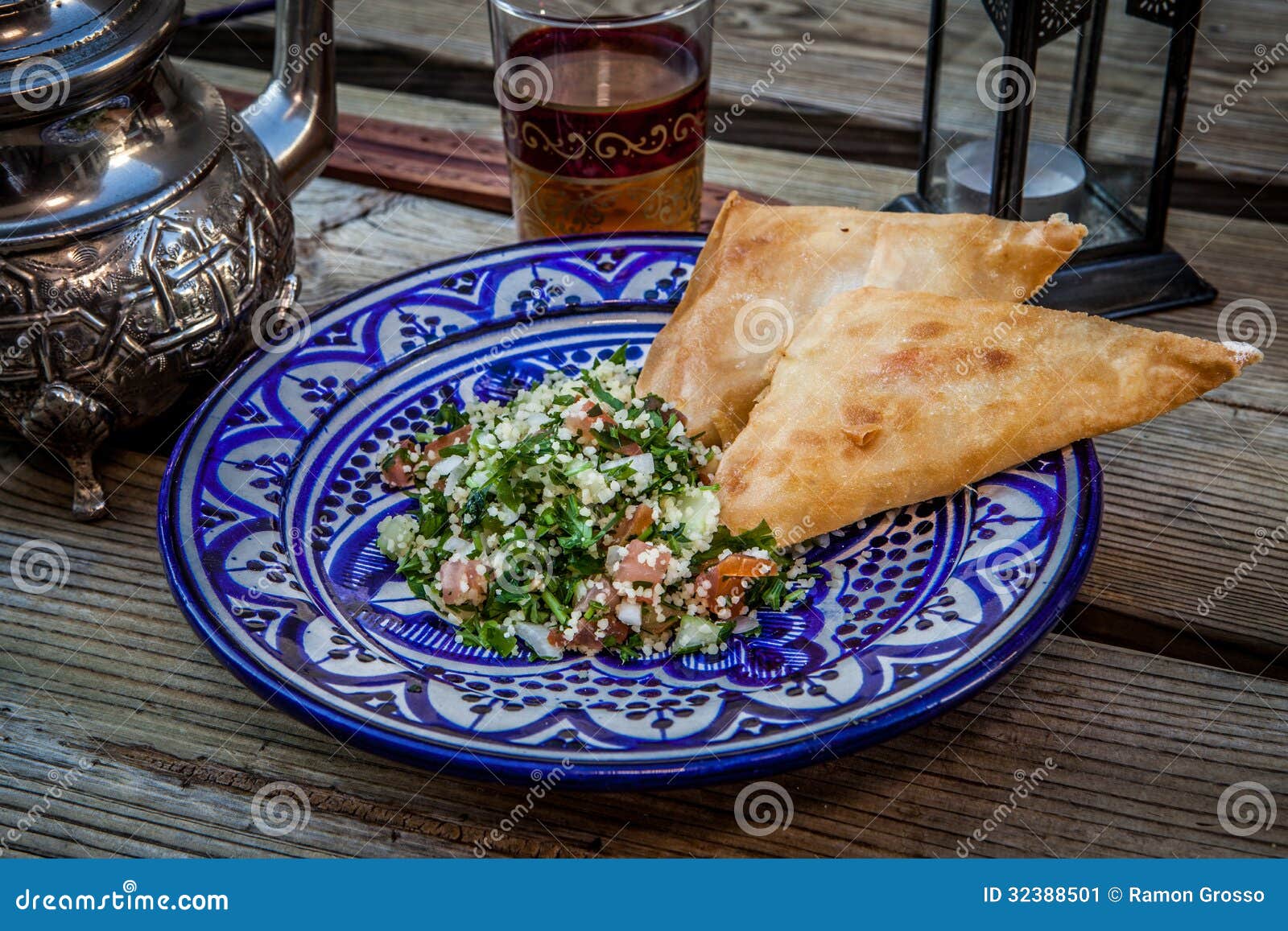 Moroccan samossa stock image. Image of snack, cooked - 32388501
