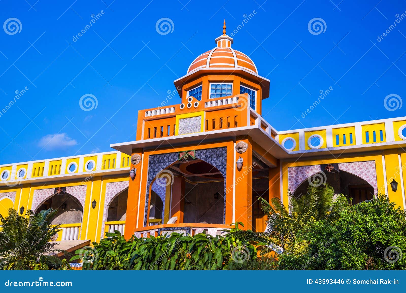 Moroccan Style Architecture Design. Stock Photo - Image of doorways ...