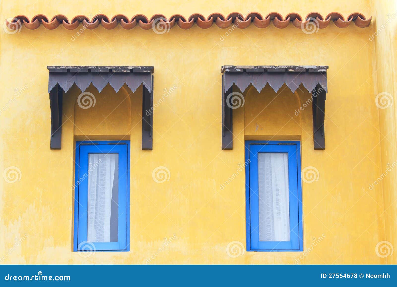 Moroccan-style windows stock photo. Image of house, real - 27564678