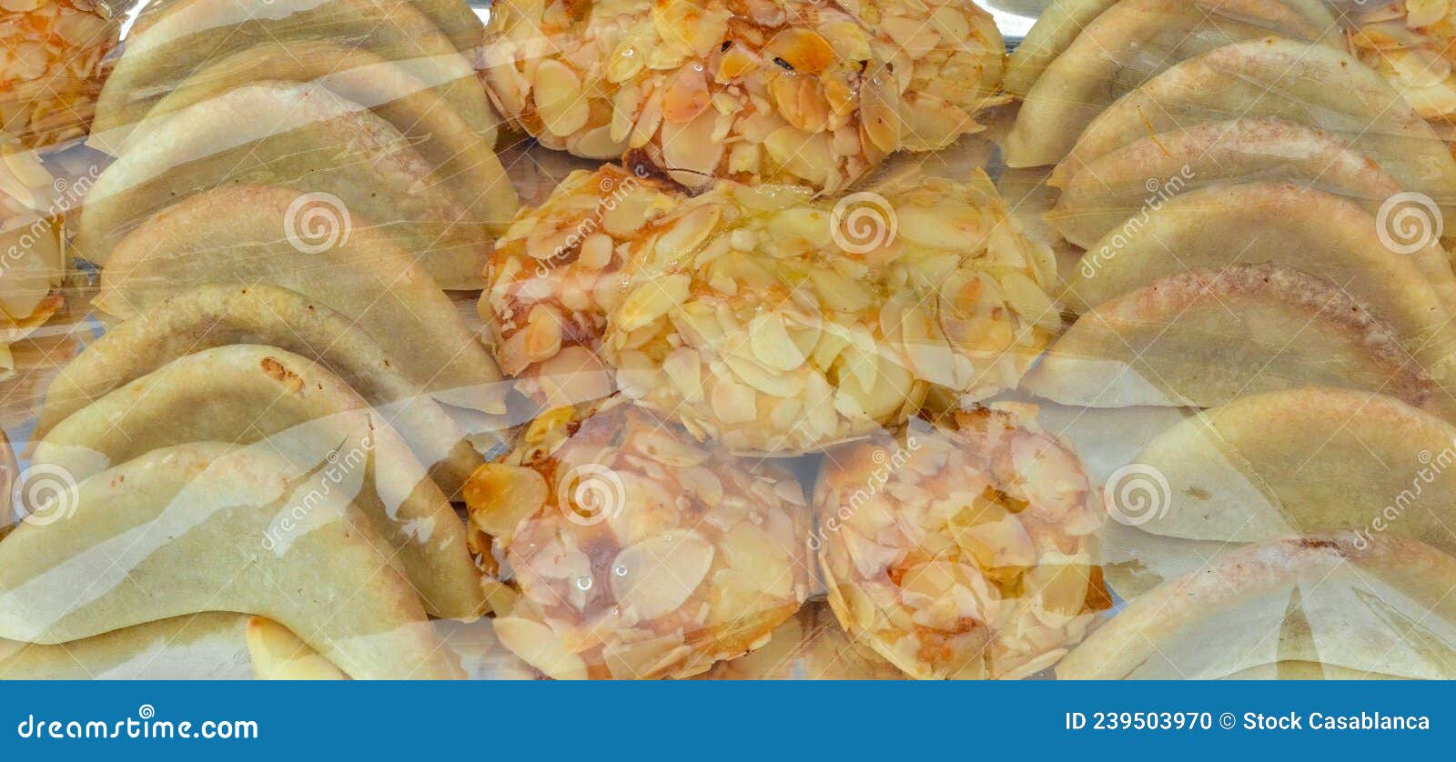 Moroccan Sweets for All Weddings. Arabic Traditional Biscuit Stock ...