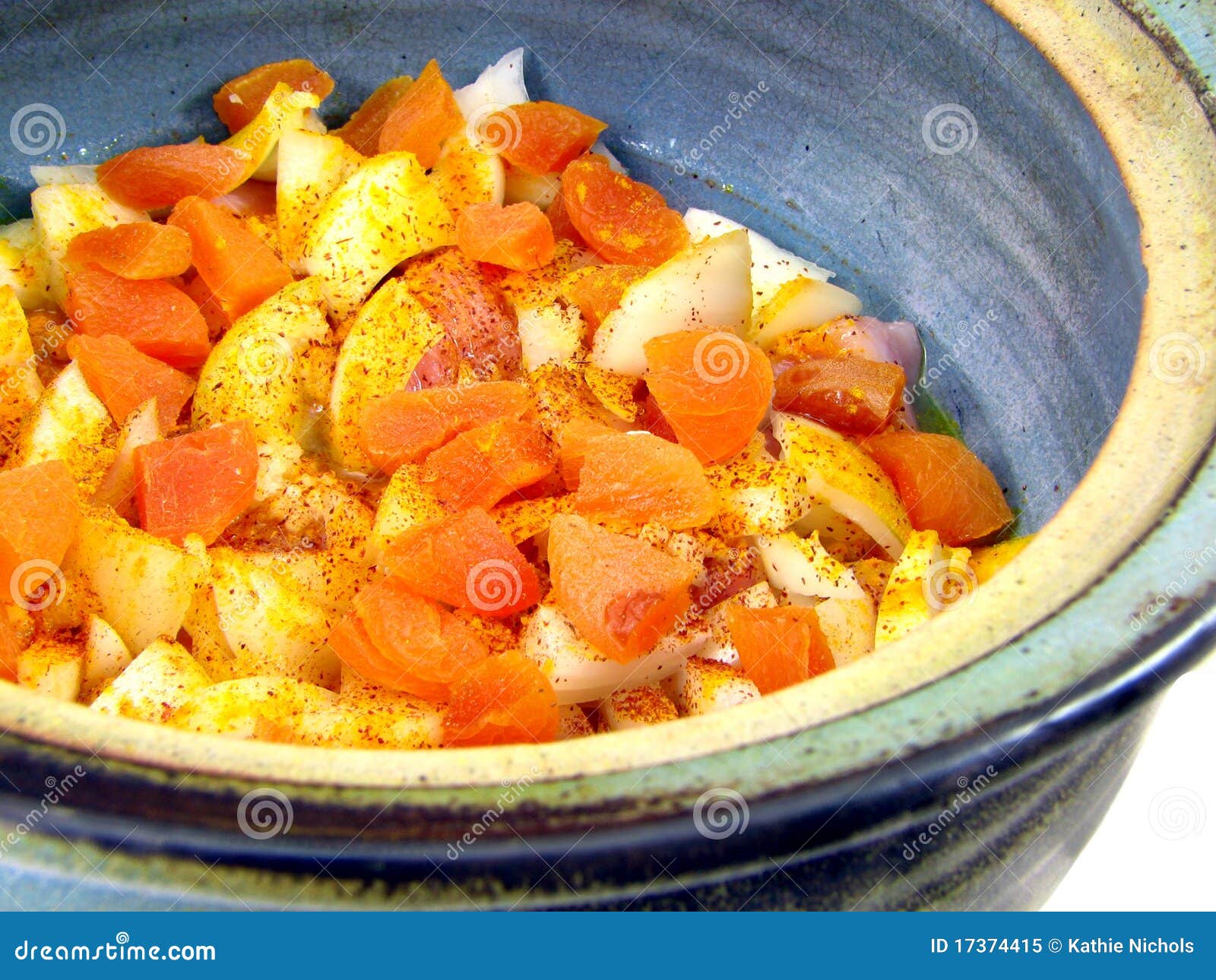 Moroccan Tajin Chicken stock image. Image of onion, eating - 17374415