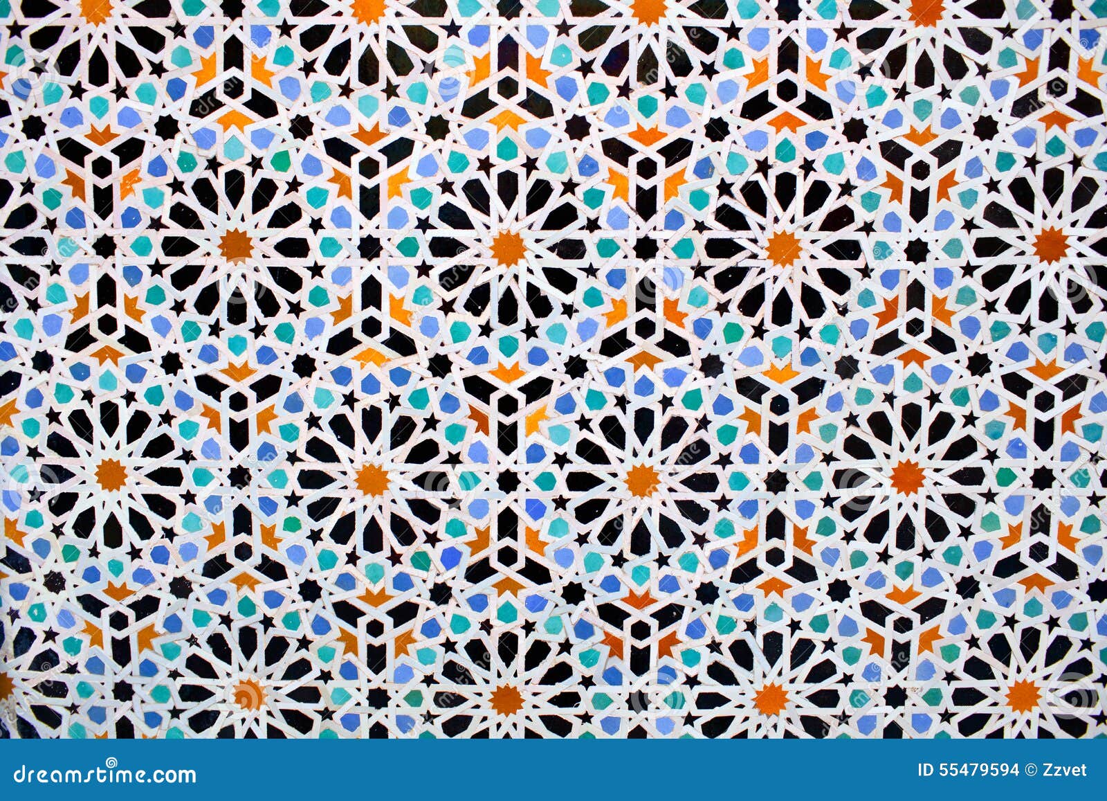 Moroccan Tile Texture Stock Photo | CartoonDealer.com #166124112