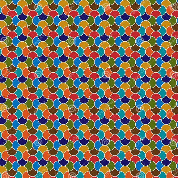 Moroccan Tile Background Pattern Stock Illustration - Illustration of ...