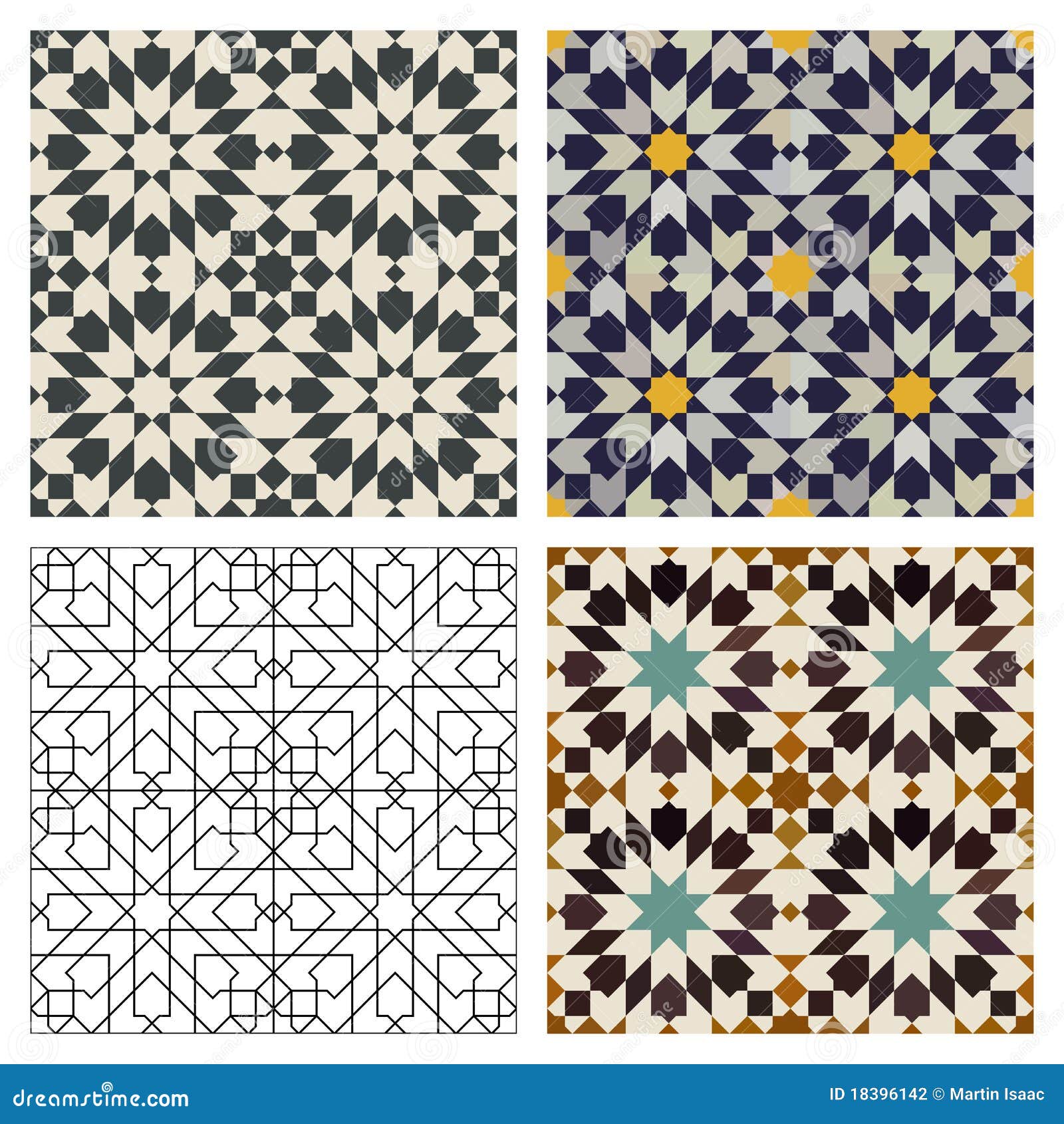Moroccan Tiles Stock Photography - Image: 18396142