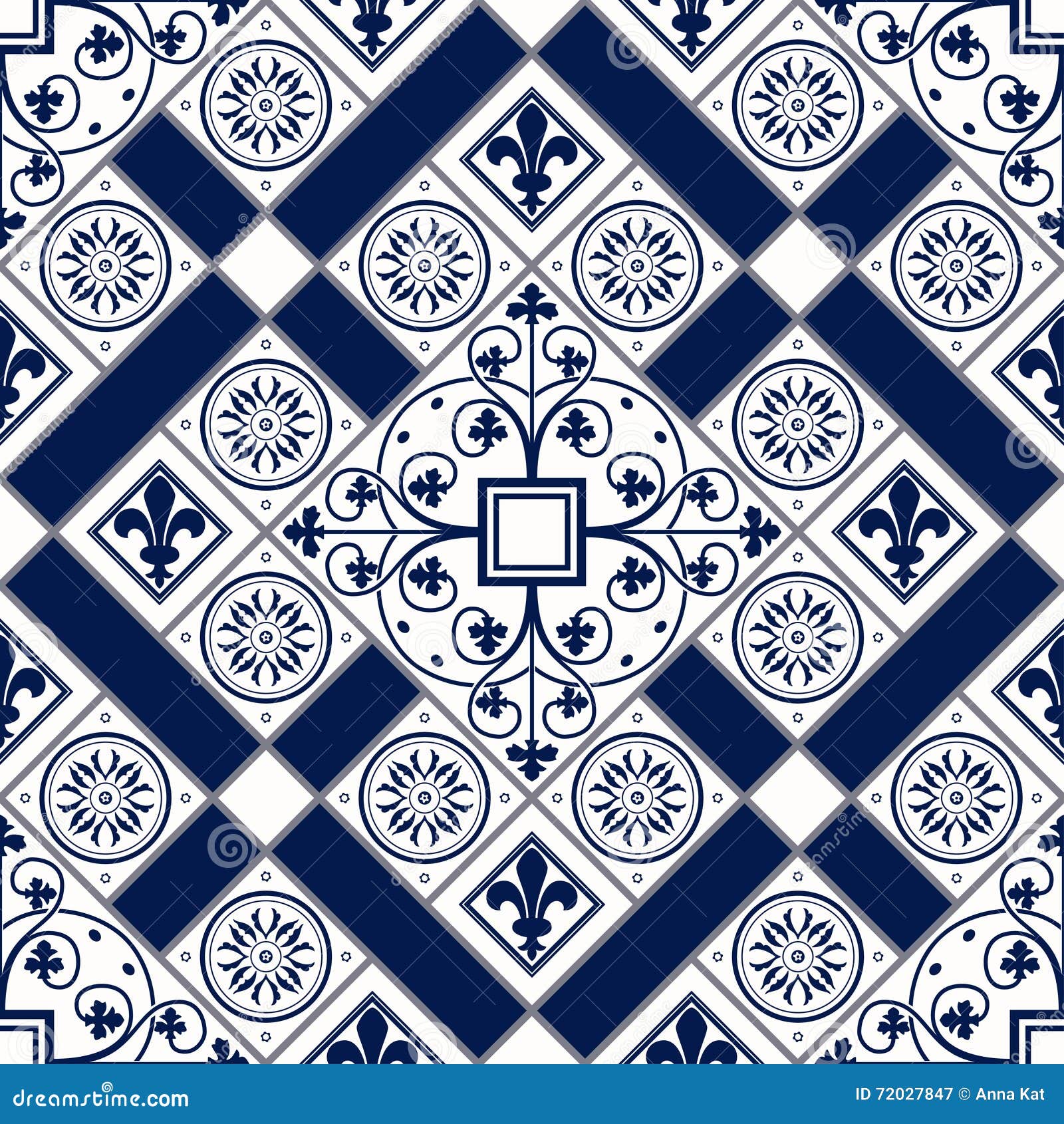 Moroccan tiles Pattern stock vector. Illustration of bath - 72027847