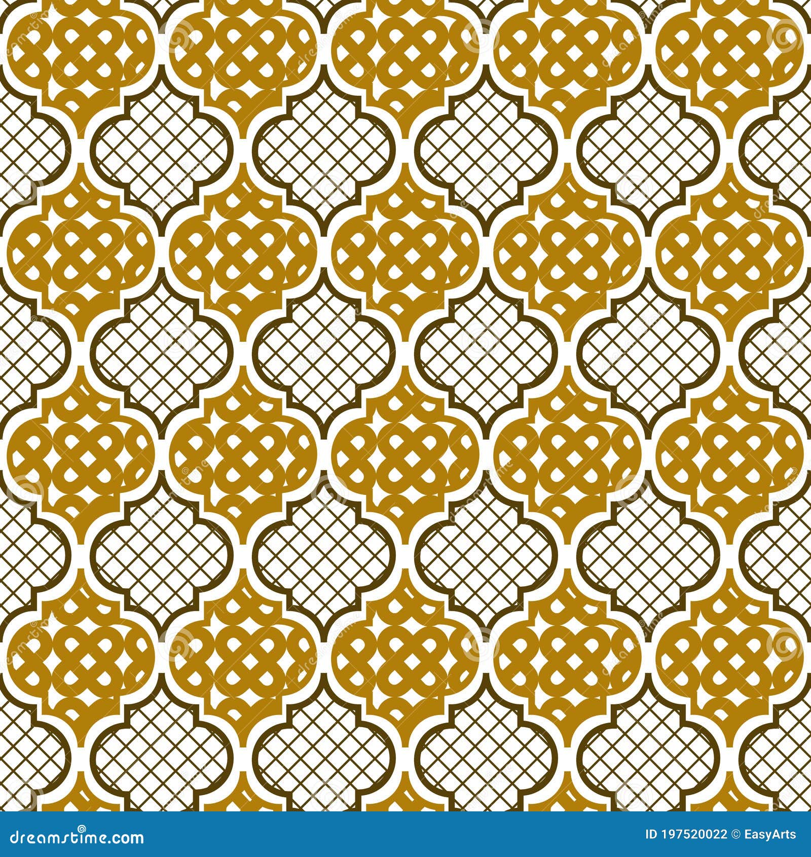 Moroccan Trellis pattern stock illustration. Illustration of geometric ...