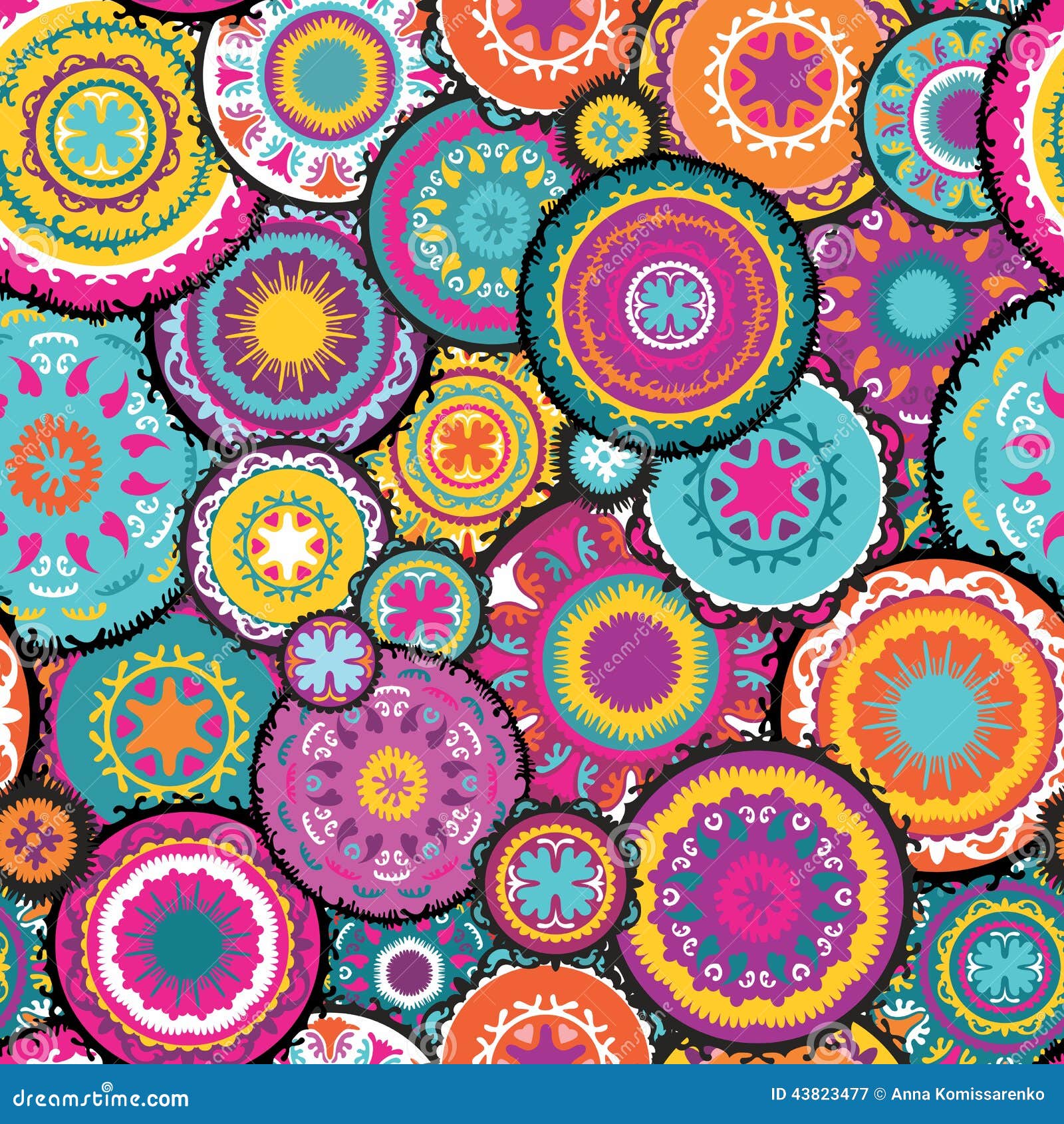 Moroccan vector pattern stock vector. Illustration of east - 43823477