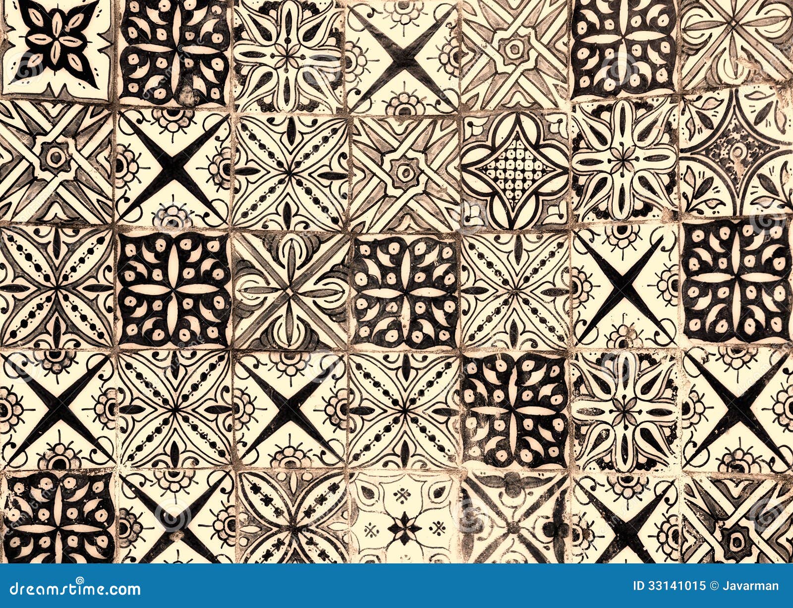 Moroccan Vintage Tile Background Stock Image - Image of mosaic, arabian ...