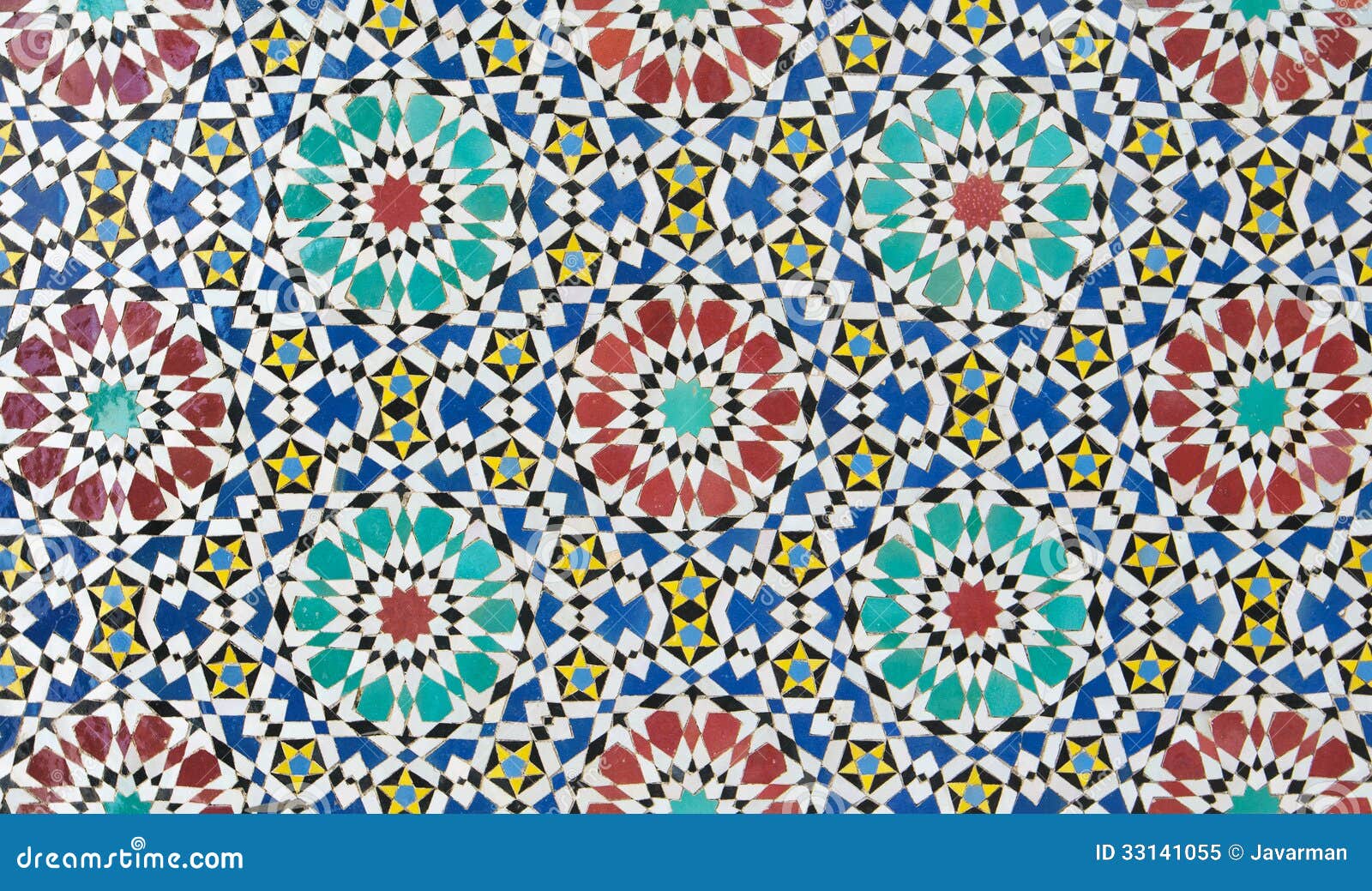 Moroccan Vintage Tile Background Stock Image - Image of colorful ...