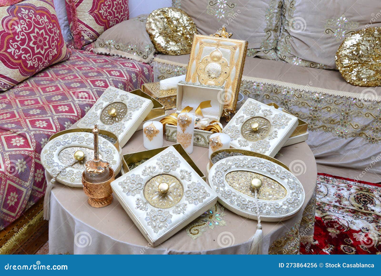 Moroccan Wedding. Henna Night in the Moroccan Wedding. Stock Photo ...