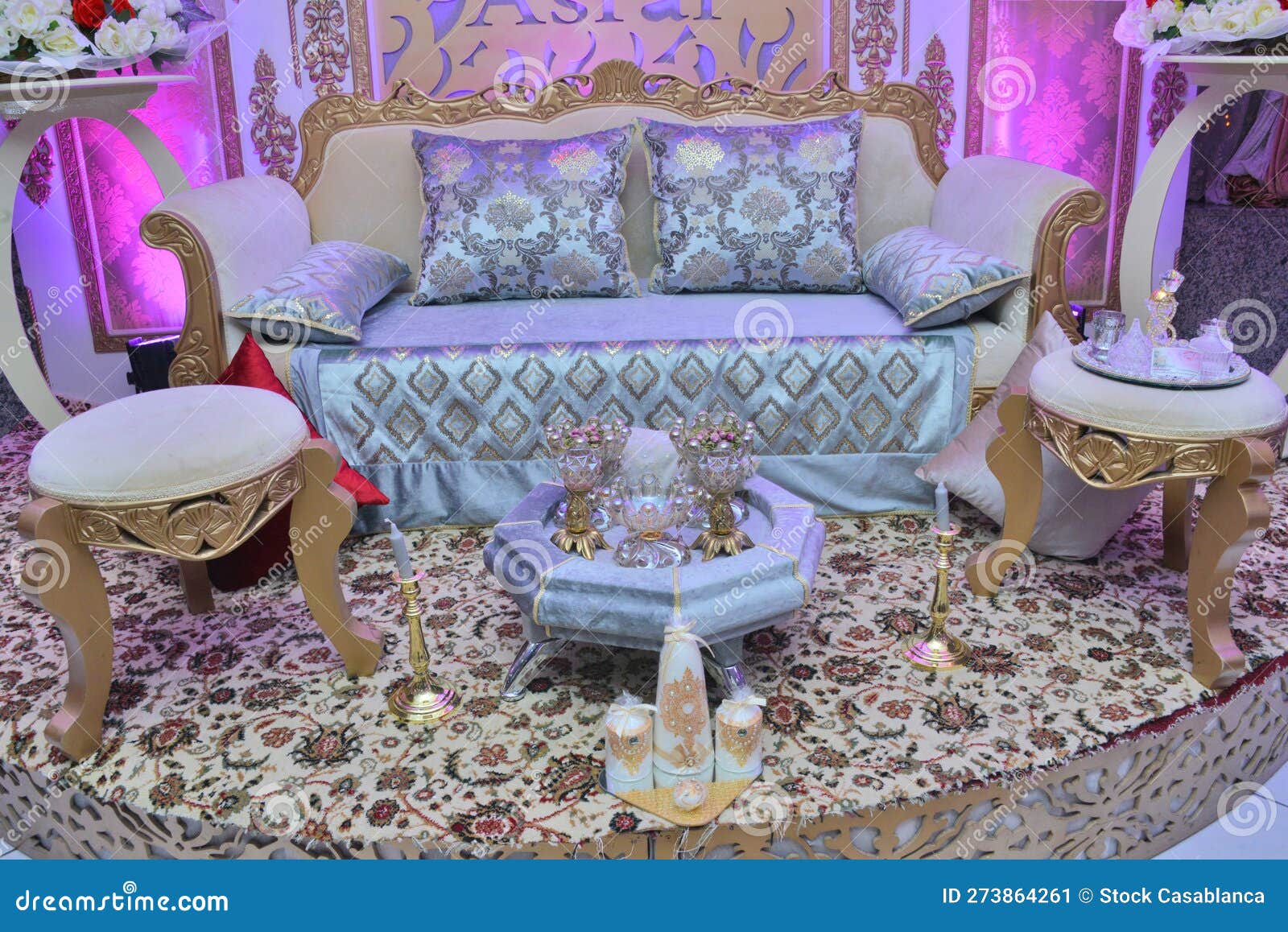 Moroccan Wedding. Henna Night in the Moroccan Wedding. Stock Image ...