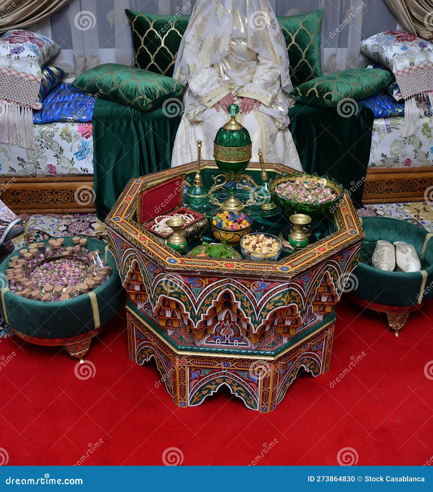 Moroccan Wedding. Henna Night in the Moroccan Wedding. Stock Photo ...