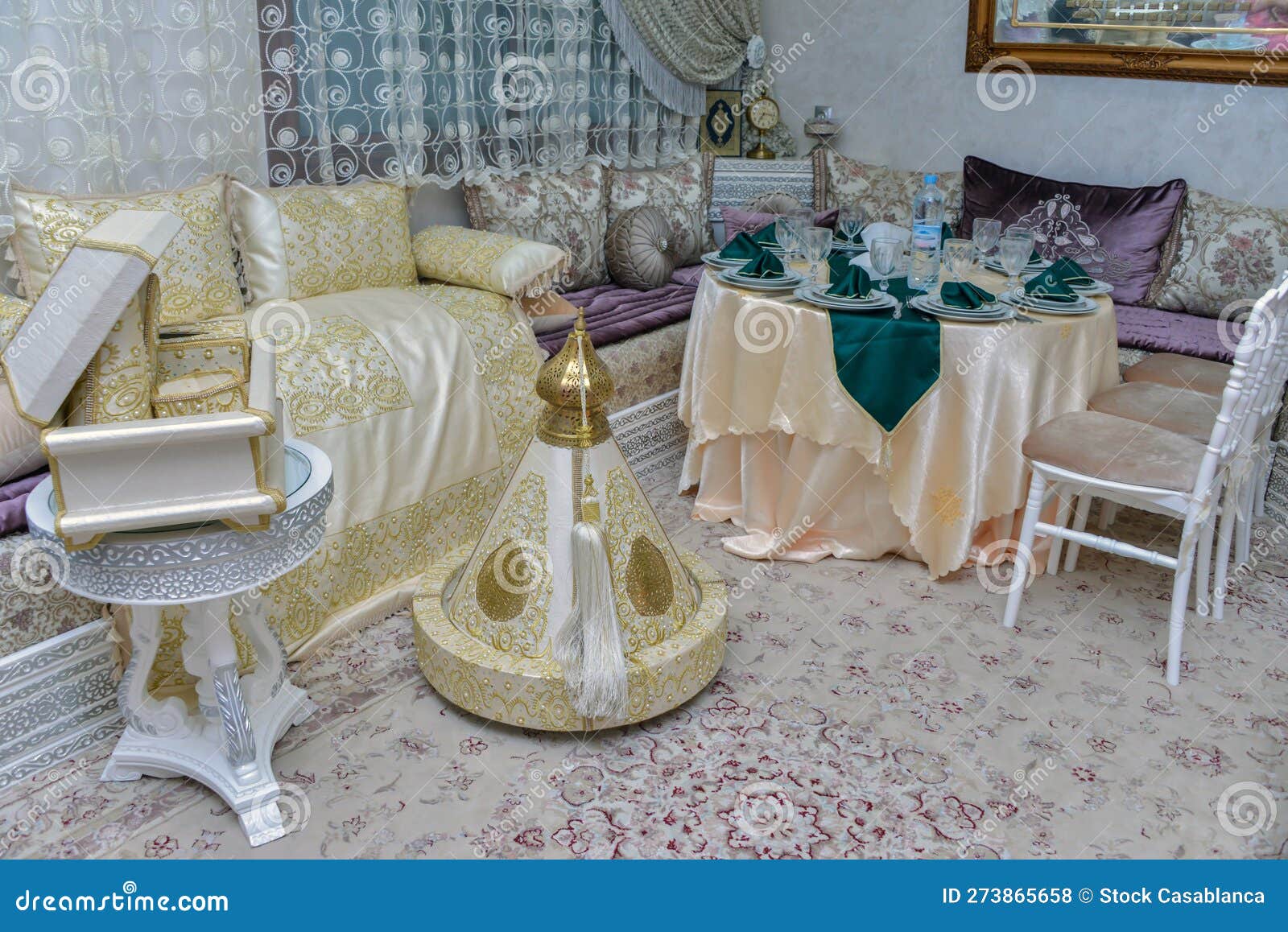 Moroccan Wedding. Henna Night in the Moroccan Wedding. Stock Photo ...