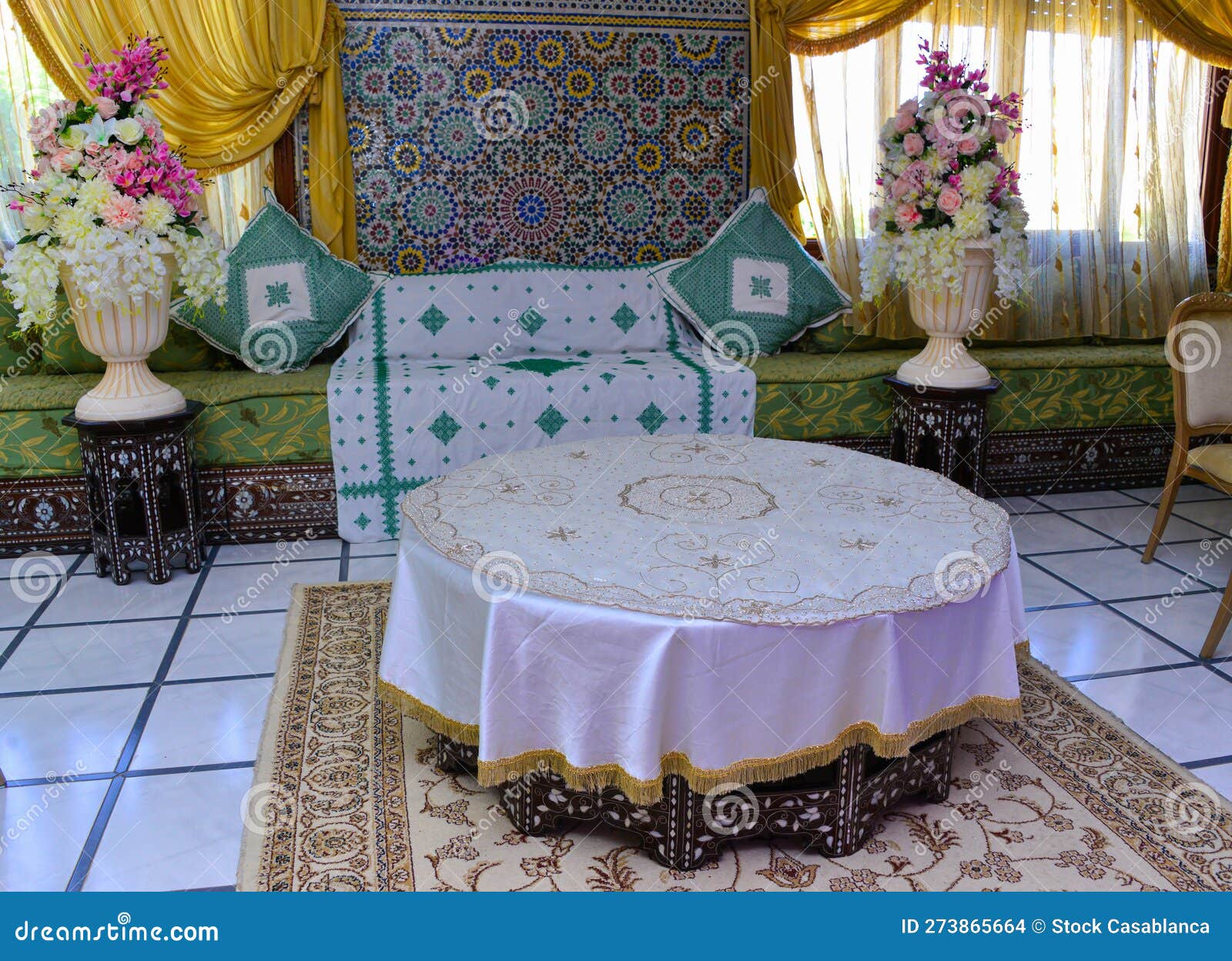 Moroccan Wedding. Henna Night in the Moroccan Wedding. Stock Photo ...