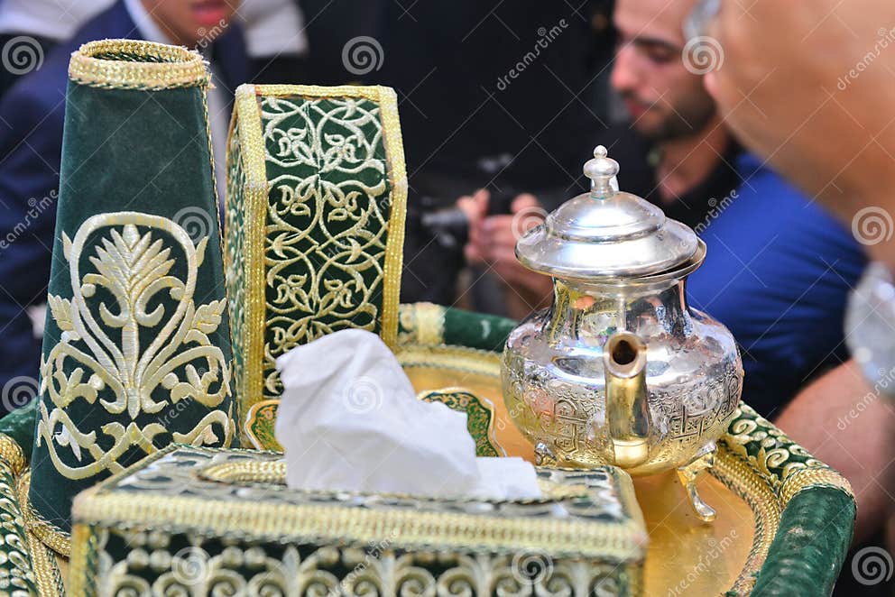 Moroccan Wedding. Henna Night in the Moroccan Wedding. Stock Image ...