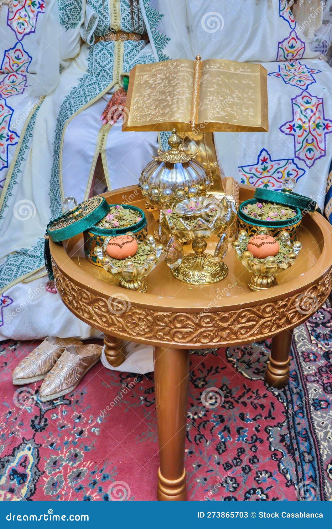 Moroccan Wedding. Henna Night in the Moroccan Wedding. Stock Image ...