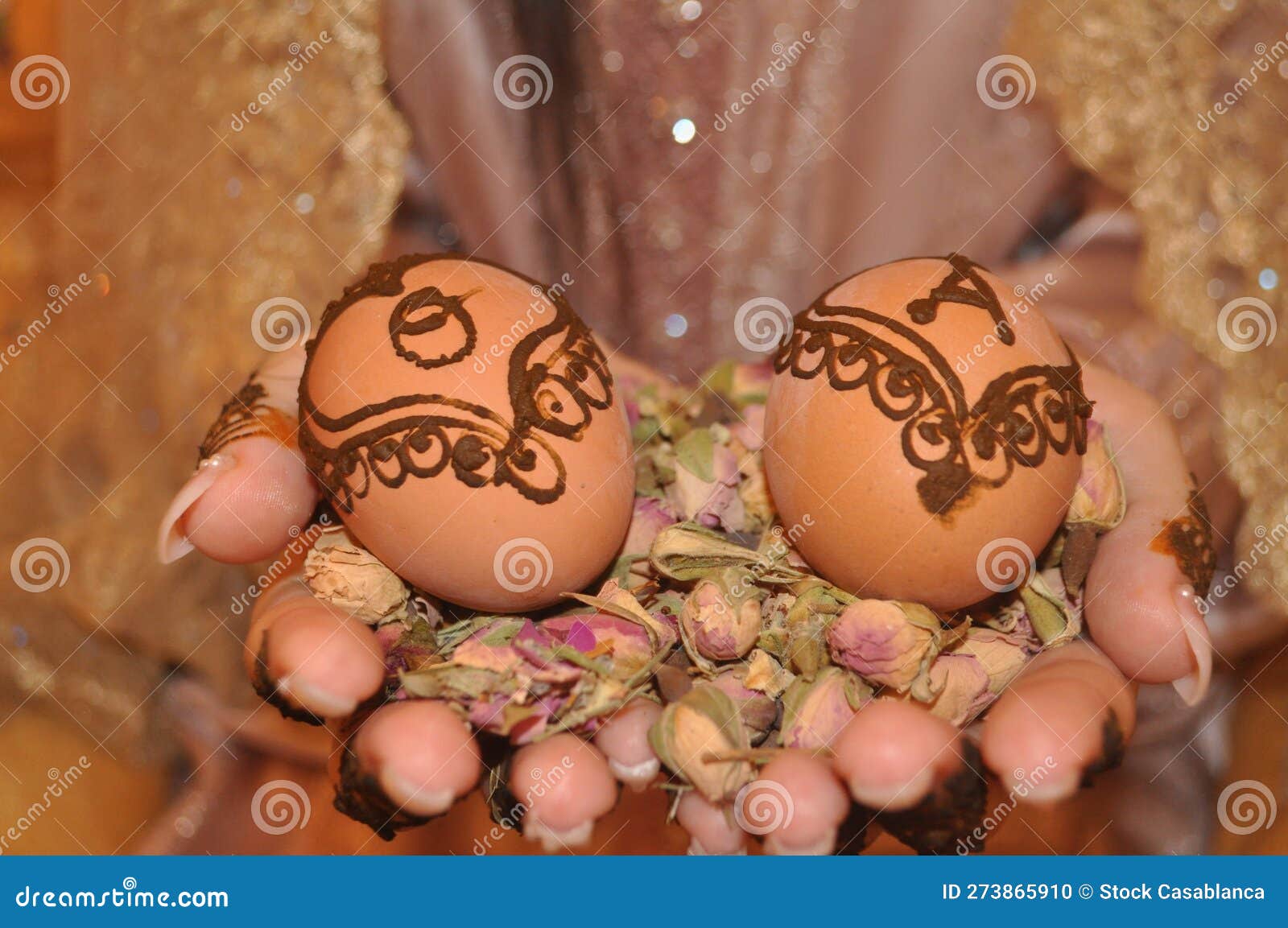 Moroccan Wedding. Henna Night in the Moroccan Wedding. Stock Photo ...