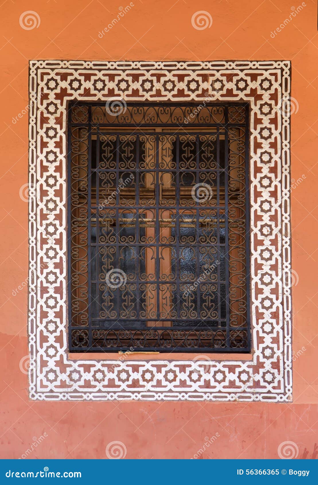 Moroccan window stock image. Image of arabic, africa - 56366365