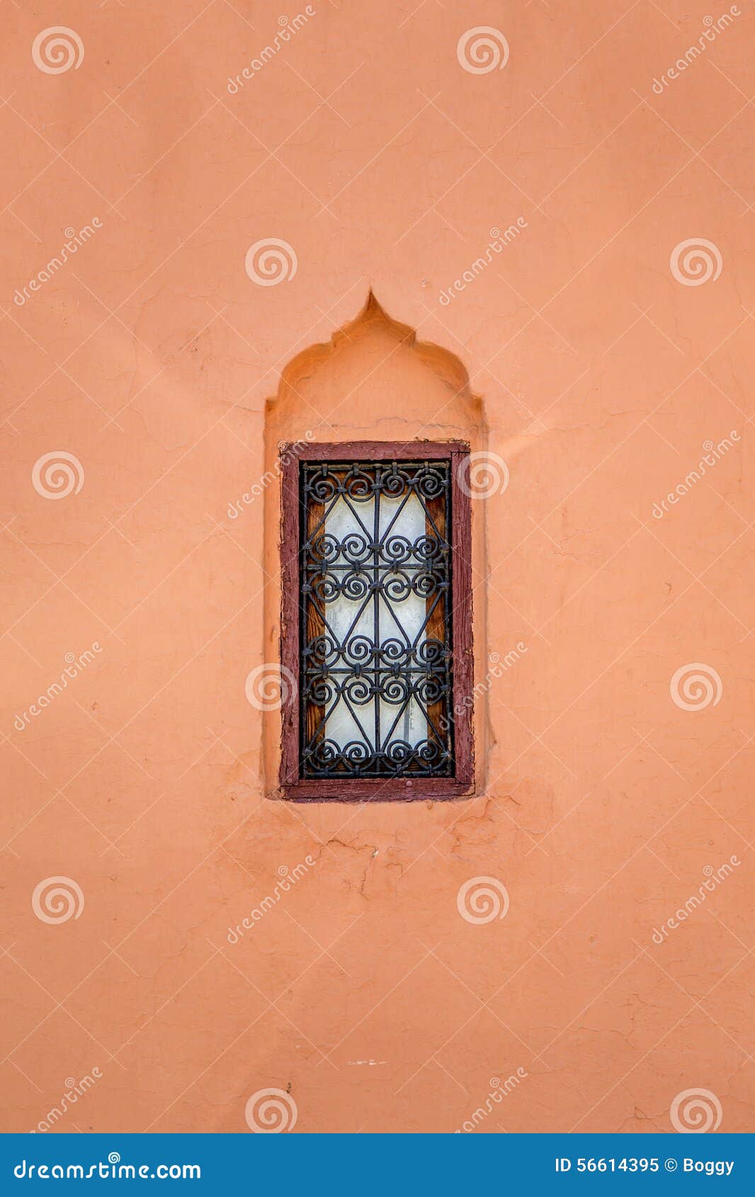 Moroccan window stock image. Image of architecture, facade - 56614395