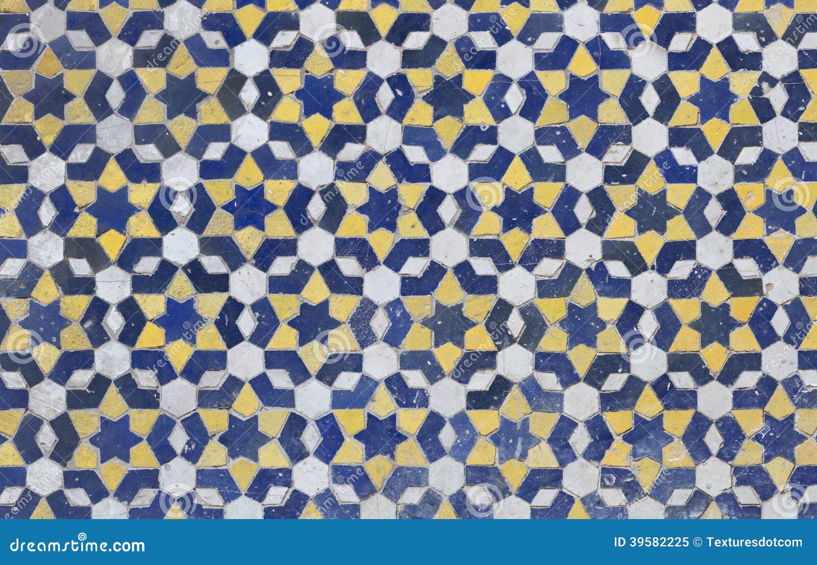 Moroccan Zellige tile stock image. Image of background - 39582225