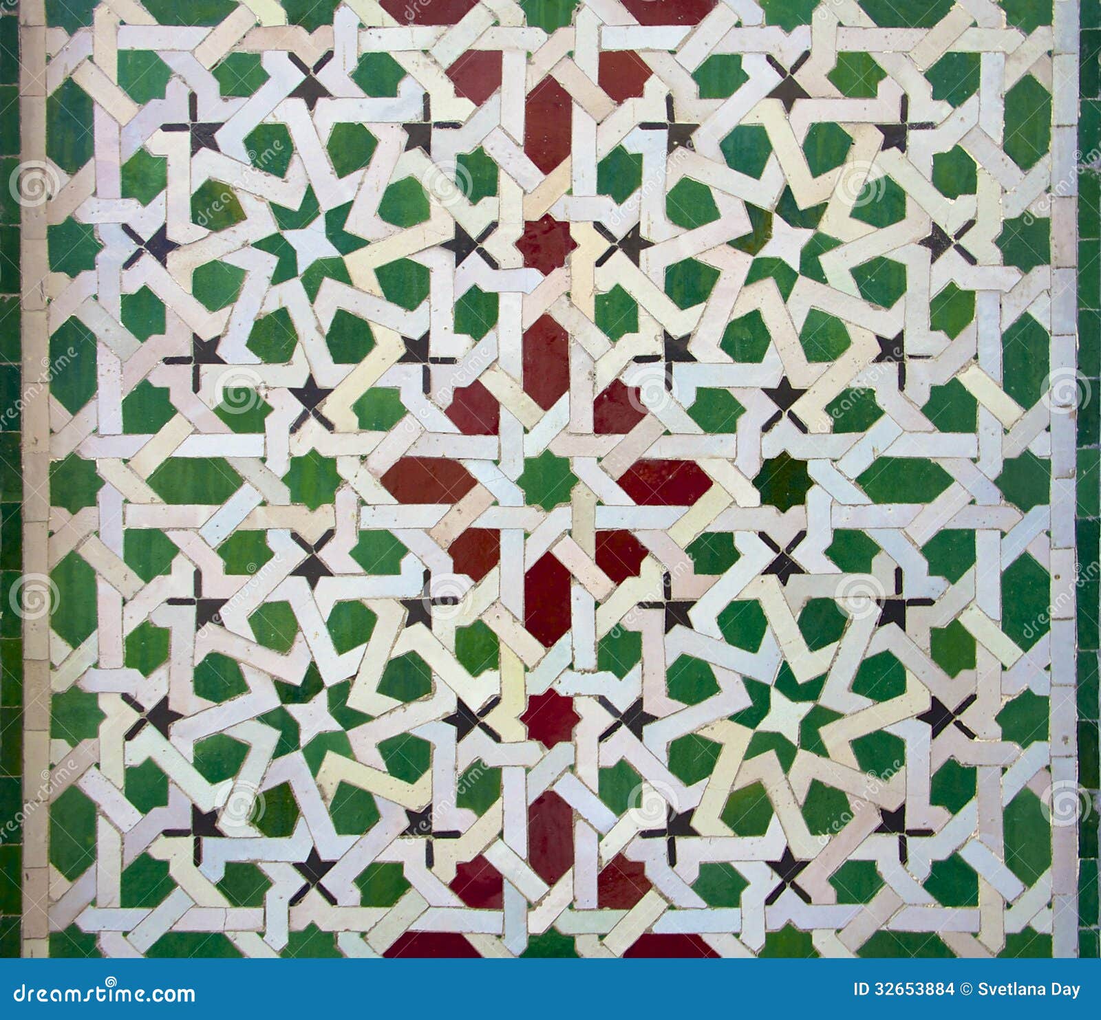 Moroccan Zellige Tile Pattern Stock Photo - Image of blue, ethnic: 32653884