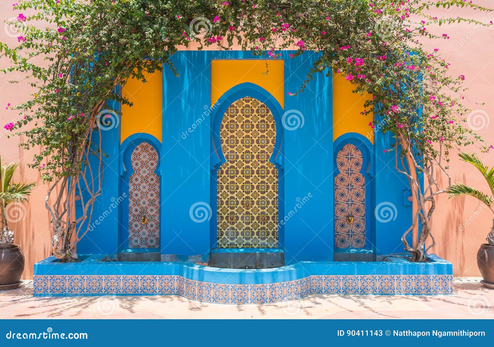 Morocco architecture style stock image. Image of style - 90411143