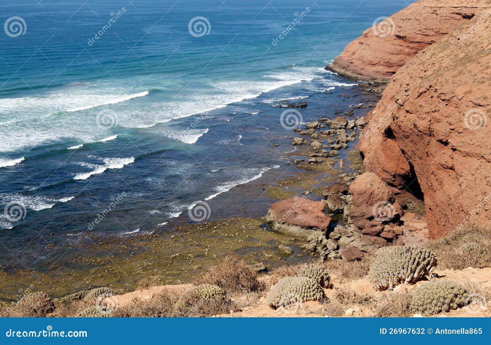 Morocco Atlantic coast stock photo. Image of adventure - 26967632