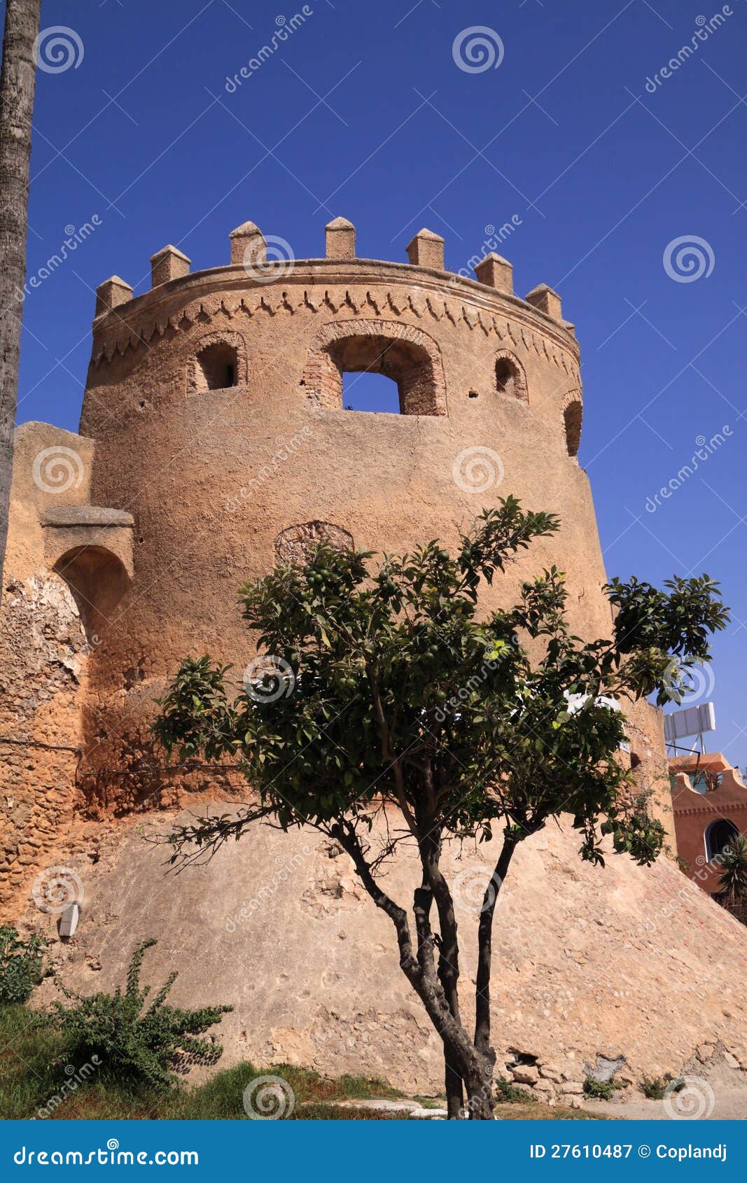 Morocco, Azemmour City Walls Stock Image - Image of adobe, colonial ...